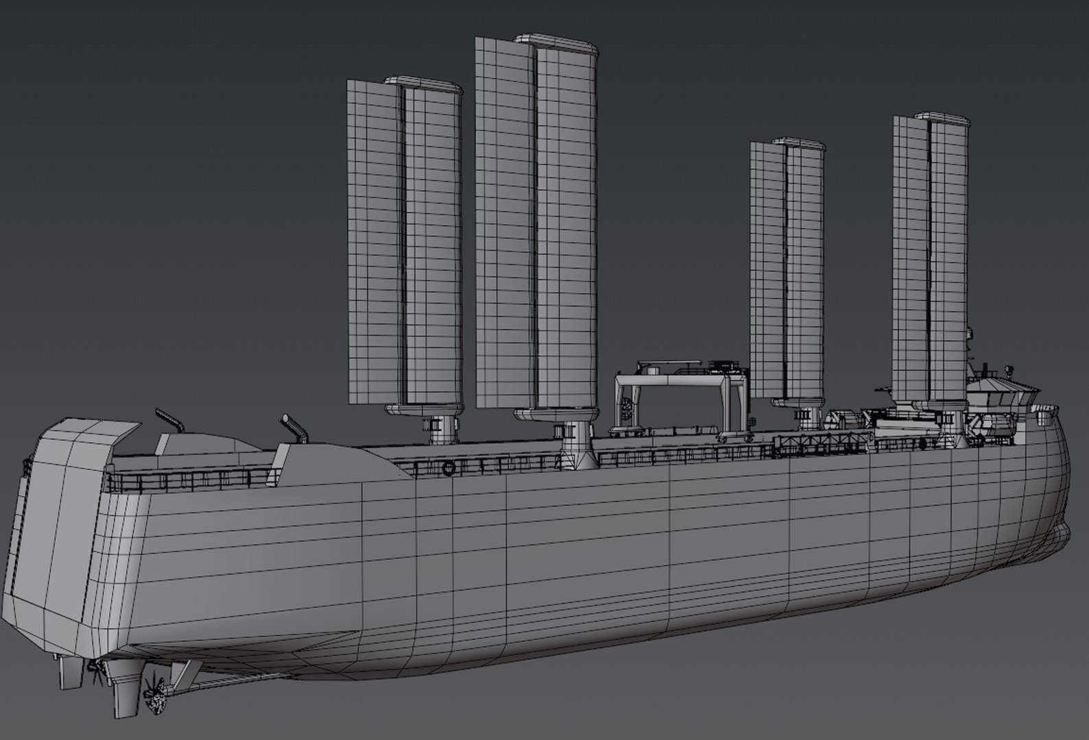 Wind-powered Canopee Ro-Ro Vessel 3D Model - TurboSquid 2146377