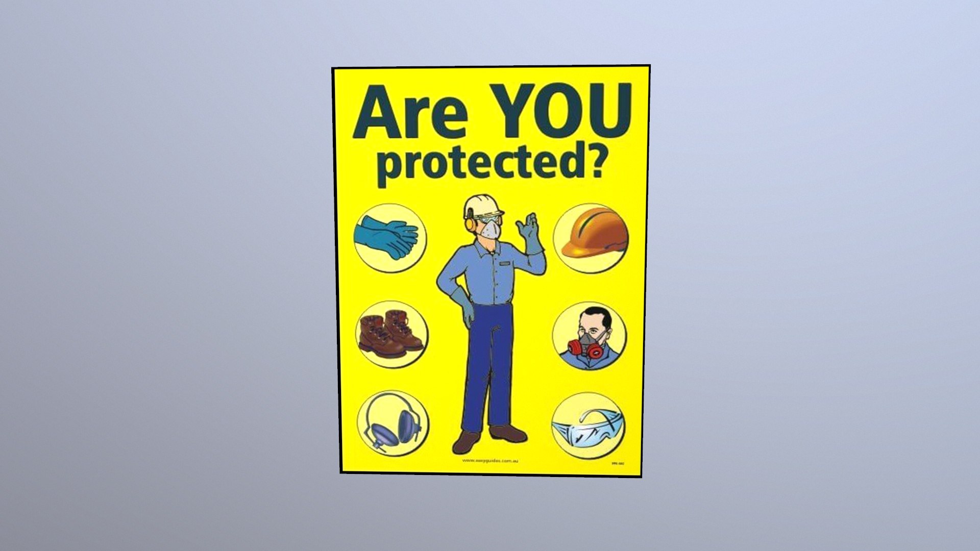 3D Safety Poster Model - TurboSquid 2290361