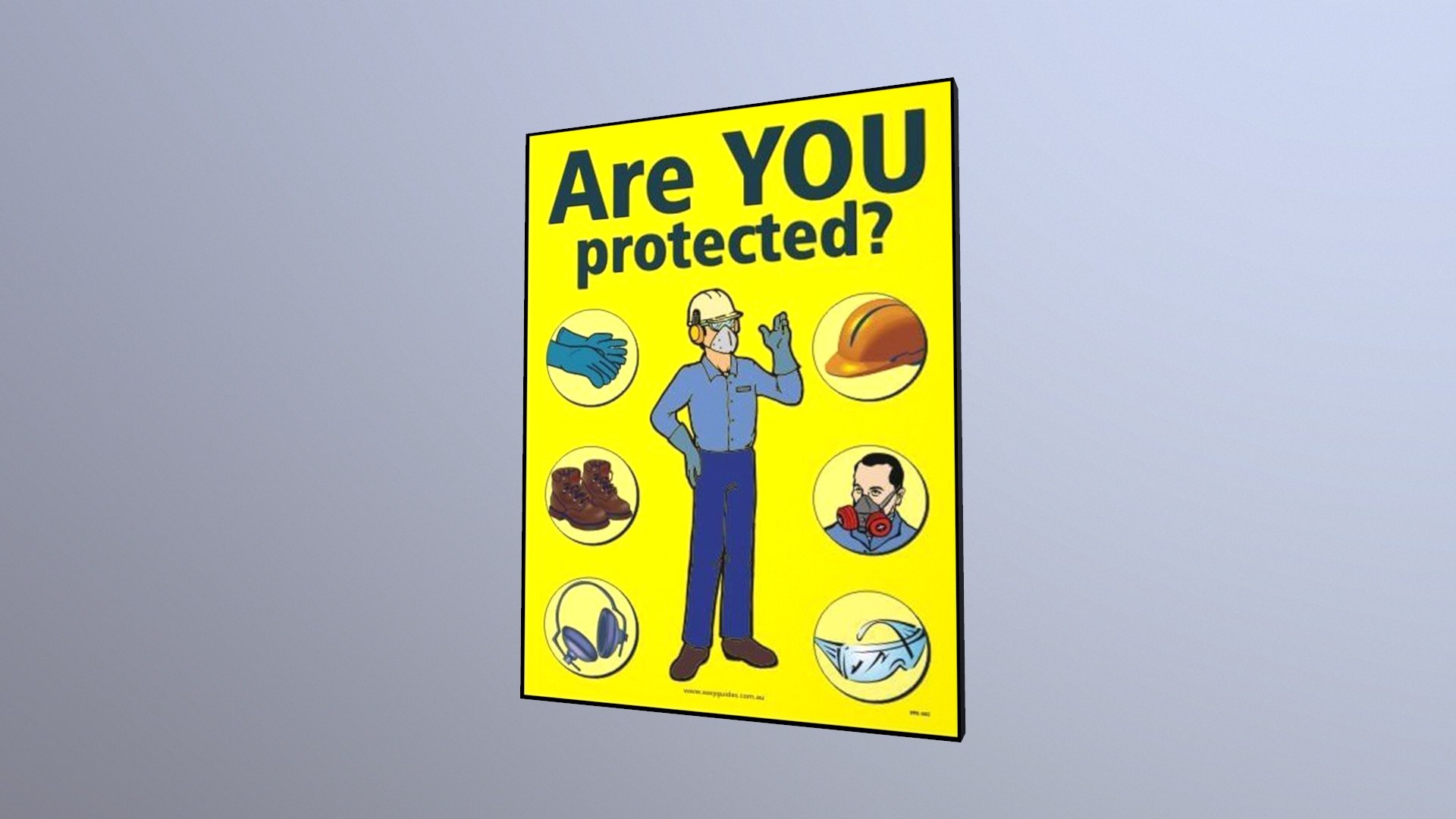 3D Safety Poster Model - TurboSquid 2290361