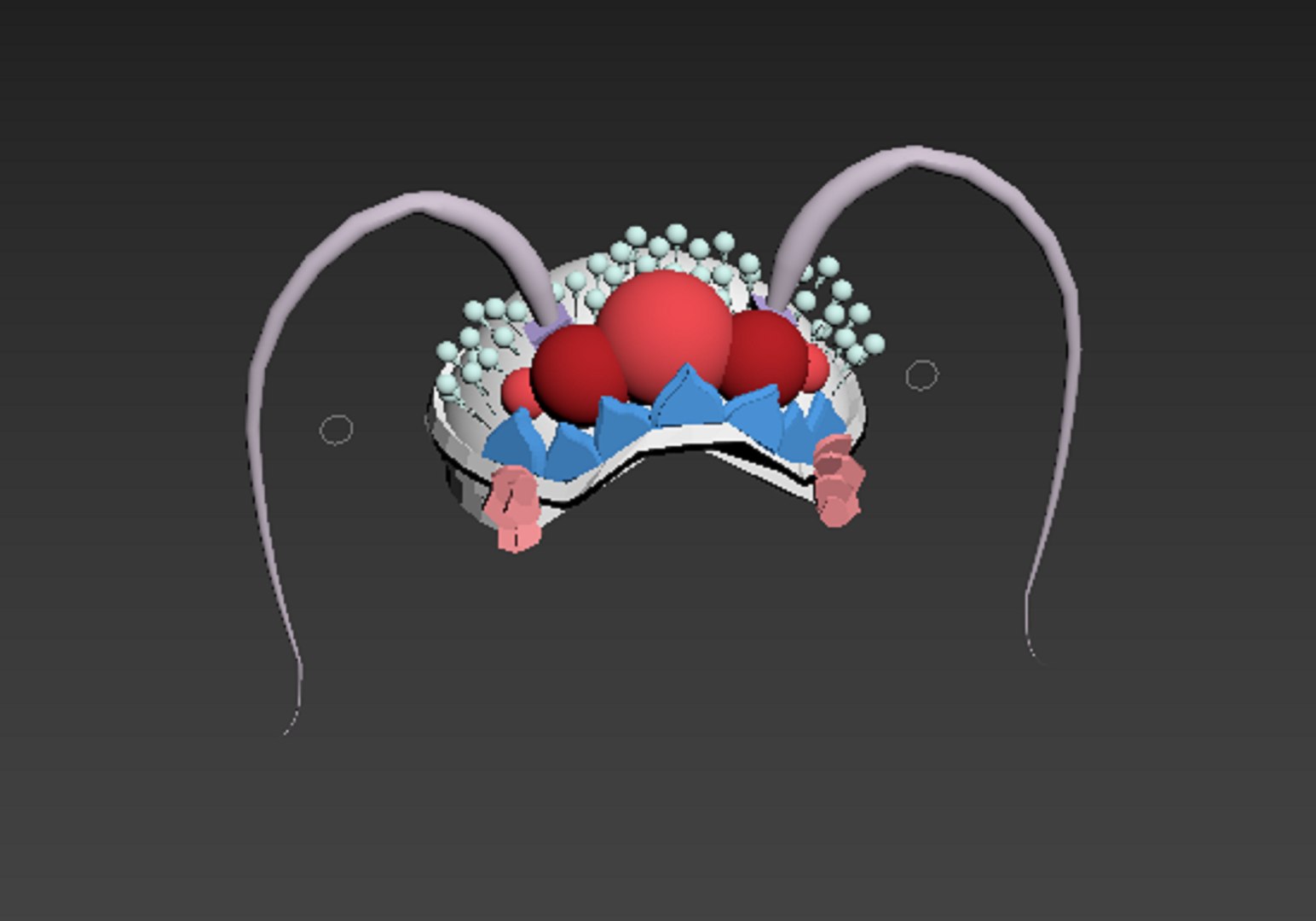 3D Peking Opera Hat - TurboSquid 2221677