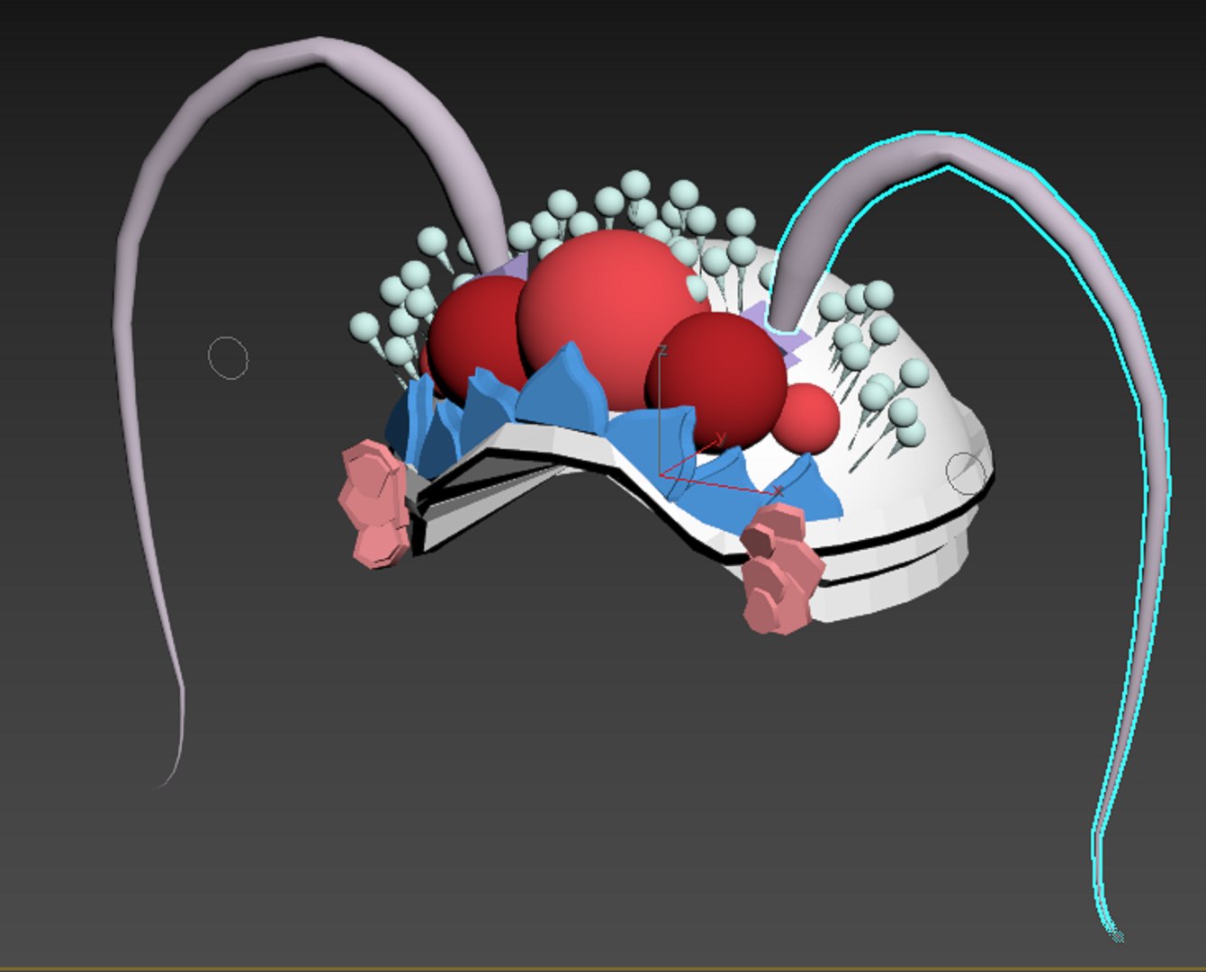 3D Peking Opera Hat - TurboSquid 2221677