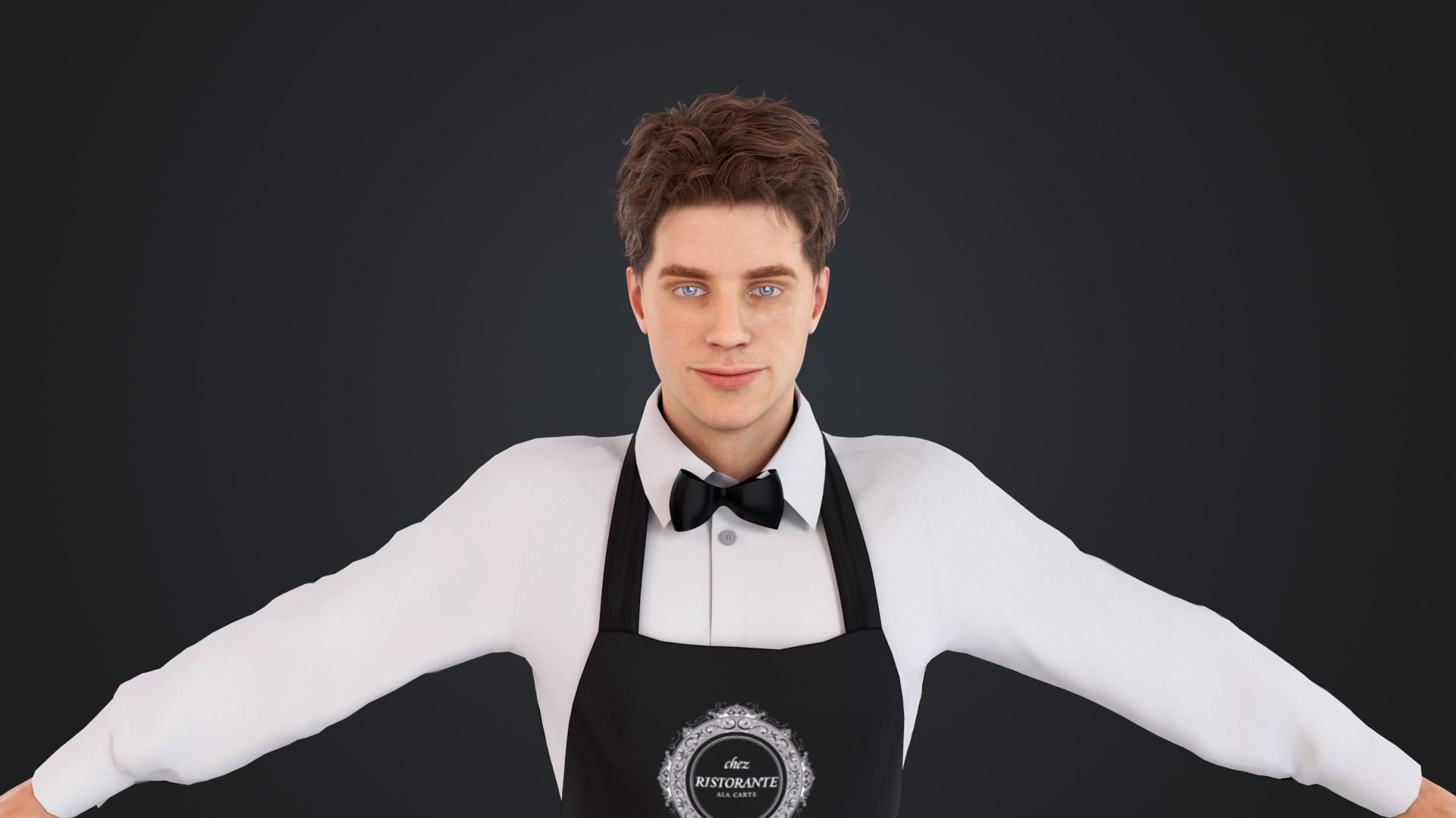 Male Cashier 3D Model - TurboSquid 2439796