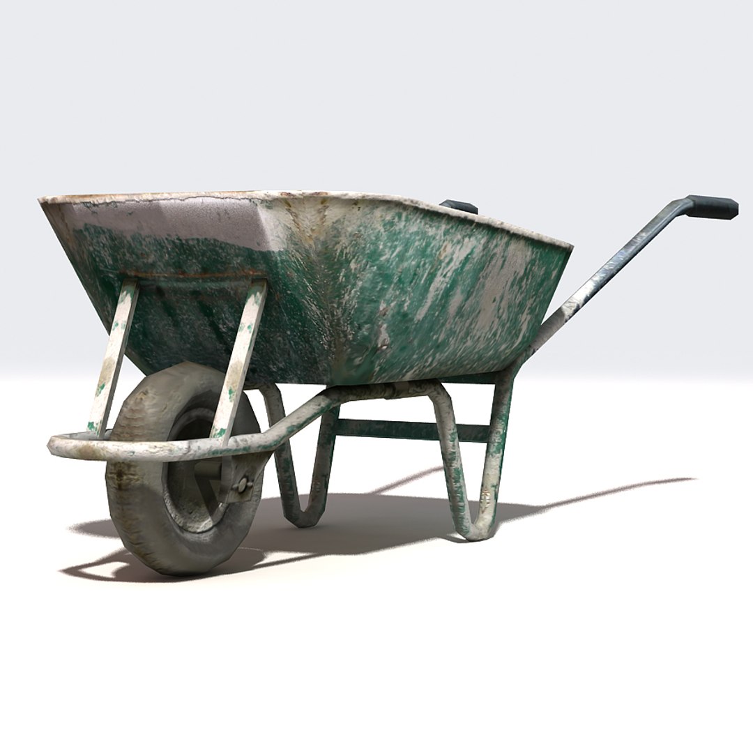 3d Model Wheelbarrow Construction Garden