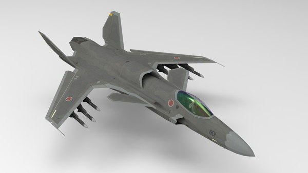 ASF-X Shinden II 3D 모델 - TurboSquid 1911582