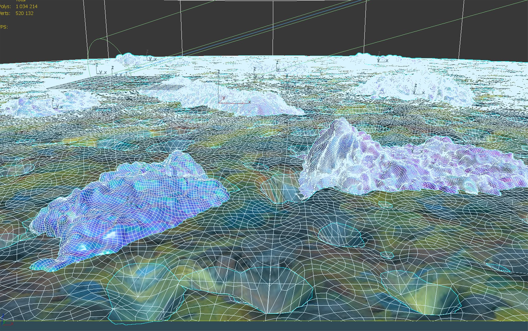 Alien Planet Terrain 3D Model - TurboSquid 2059435