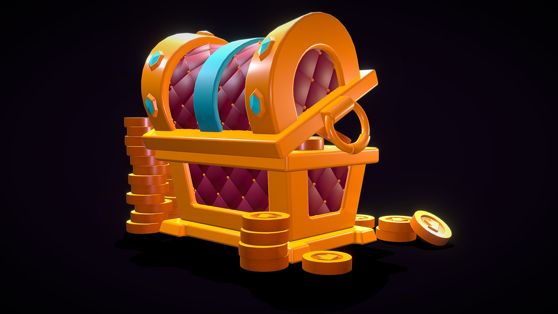 3D Model Stylized Chest - TurboSquid 2023253