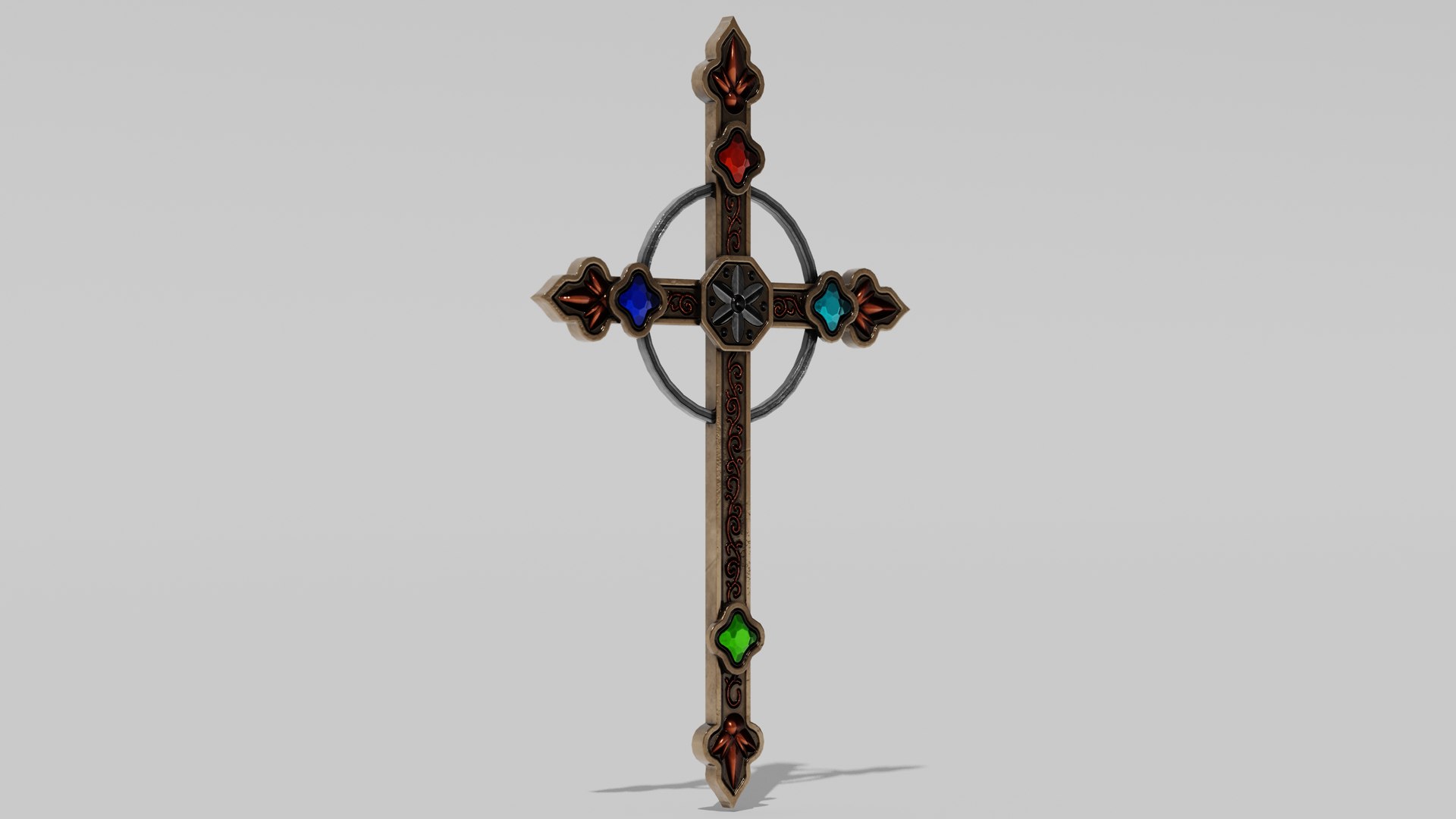 OB 00 08 Vampire Hunter Crucifix C 3D Model - TurboSquid 1981549