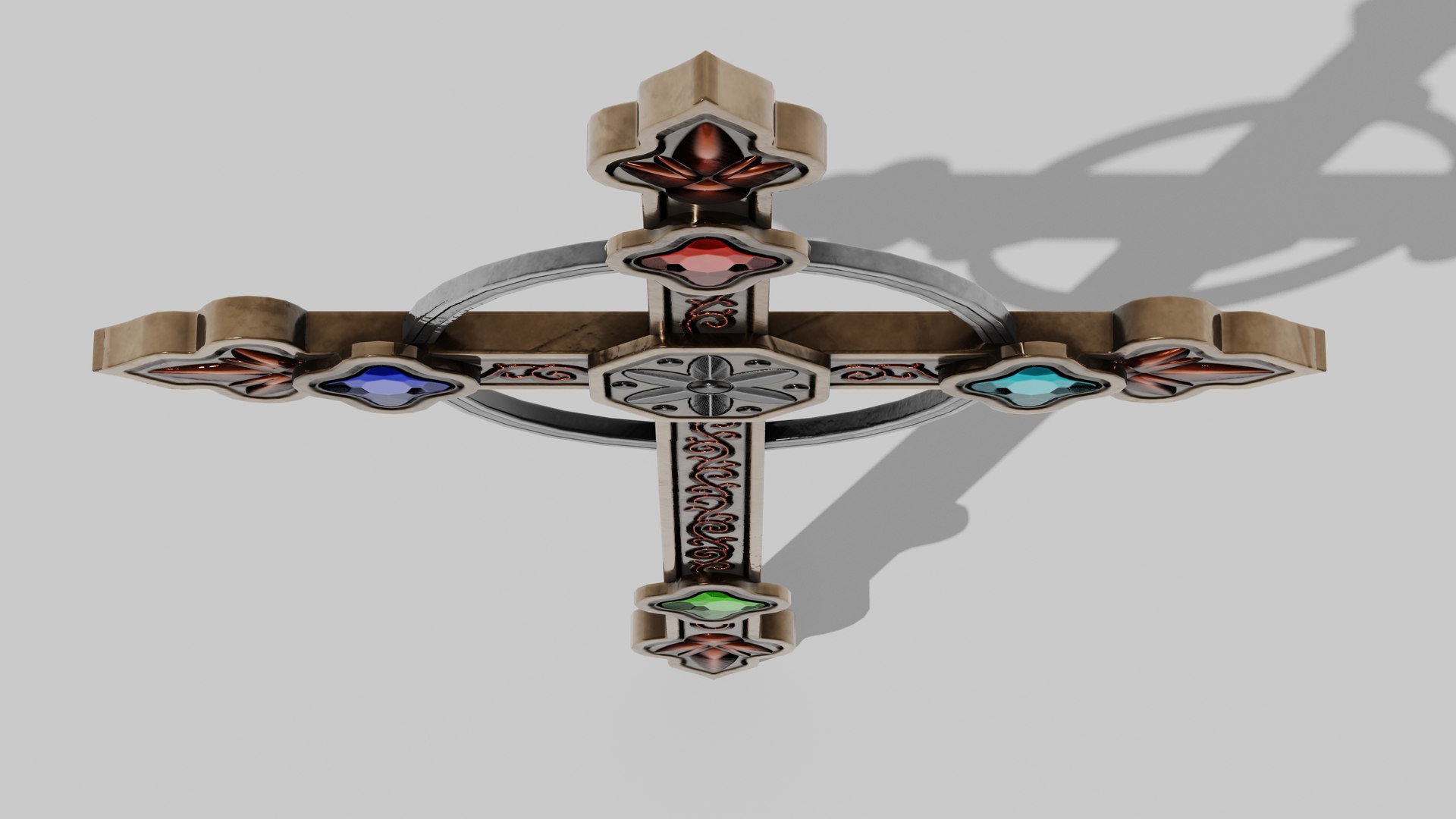 OB 00 08 Vampire Hunter Crucifix C 3D Model - TurboSquid 1981549