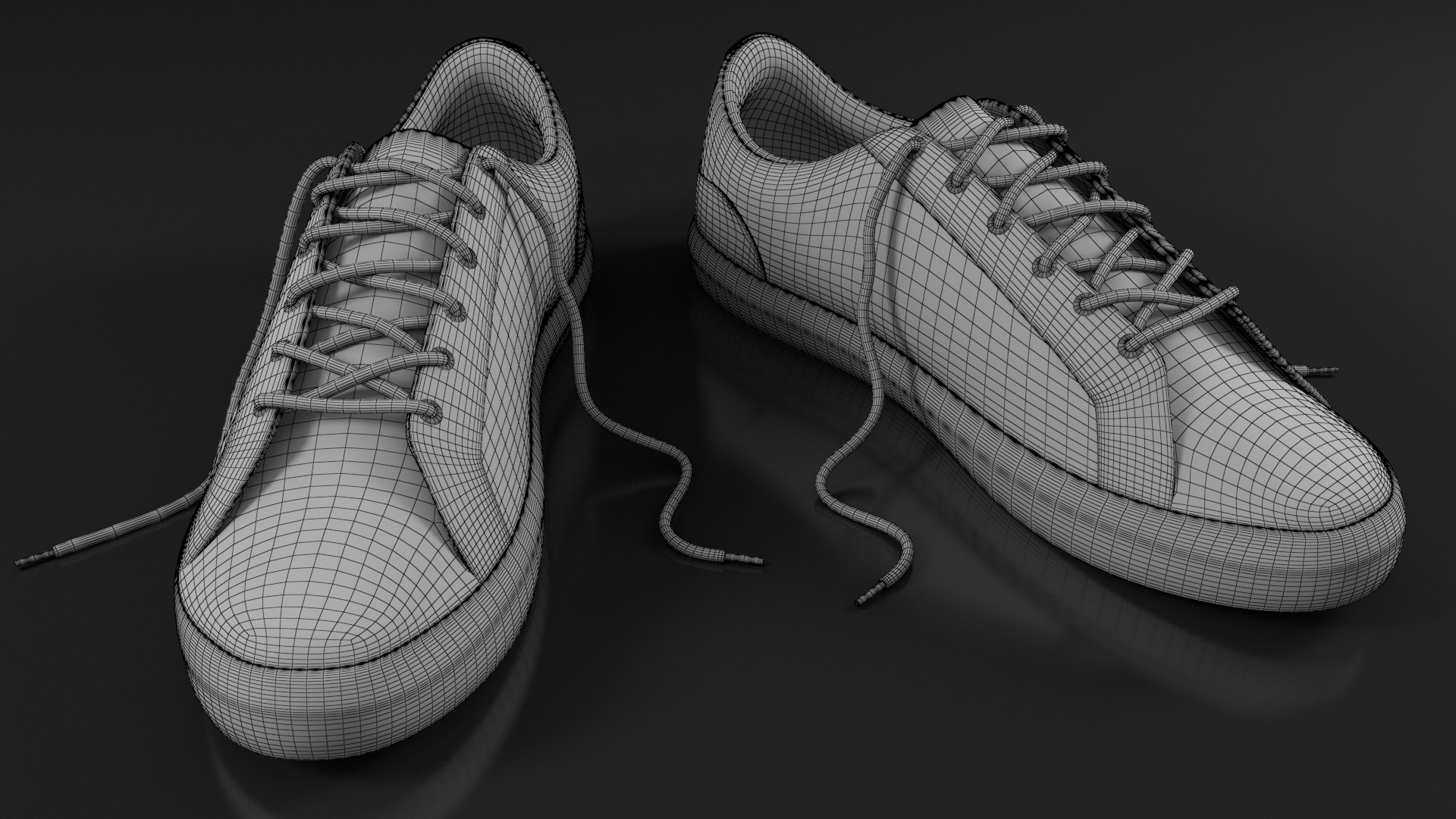 Rough Red Shoes 3D Model - TurboSquid 1587847