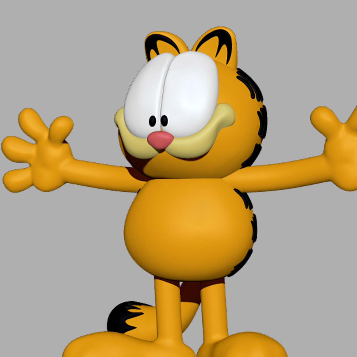 Garfield character 3D - TurboSquid 1637586