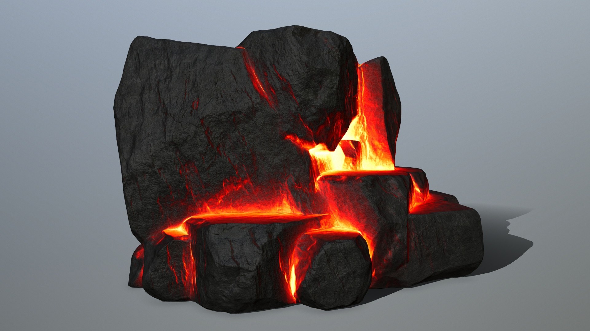 Lava Rock Model - TurboSquid 1386514