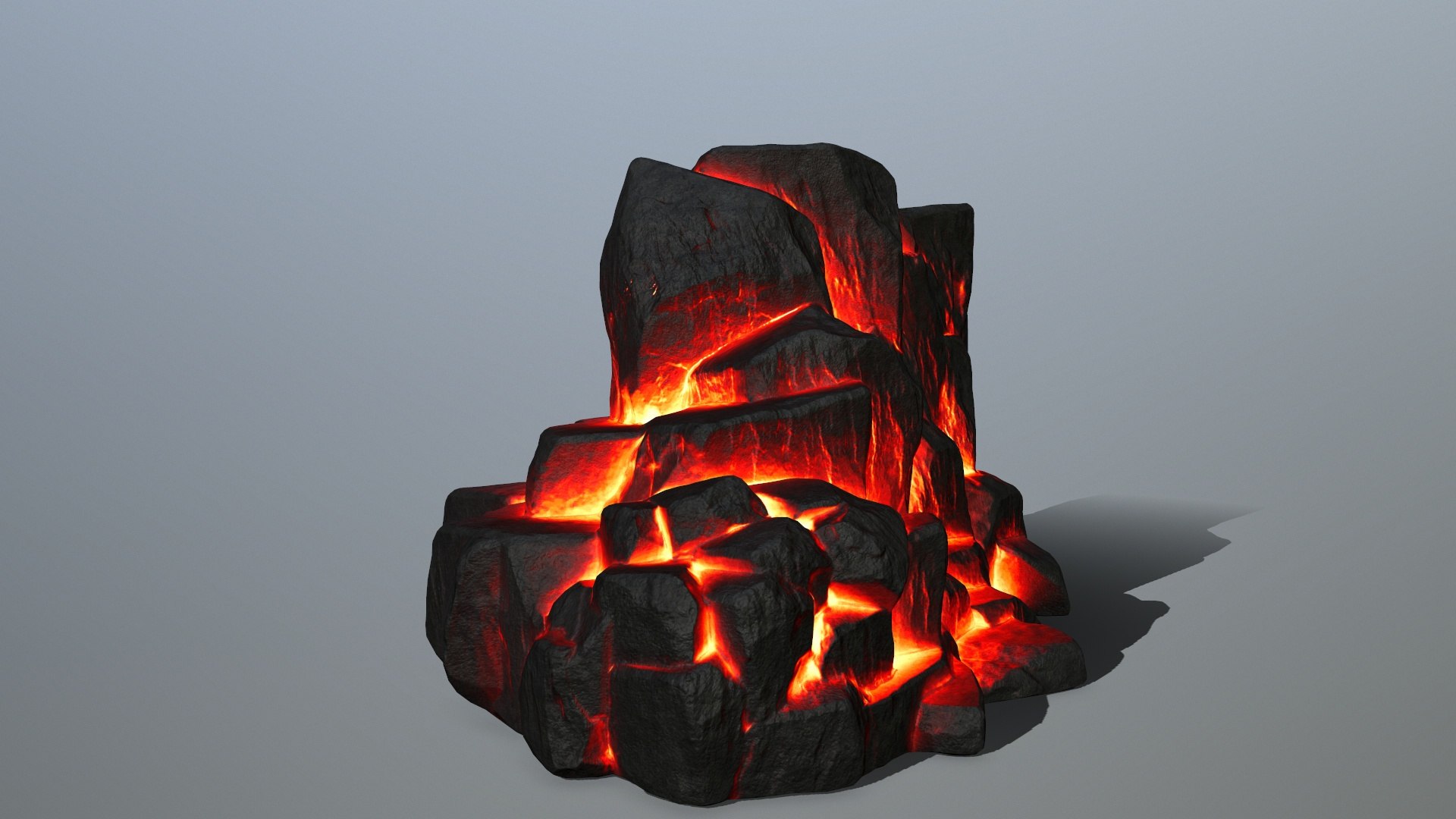 Lava Rock Model - TurboSquid 1386514