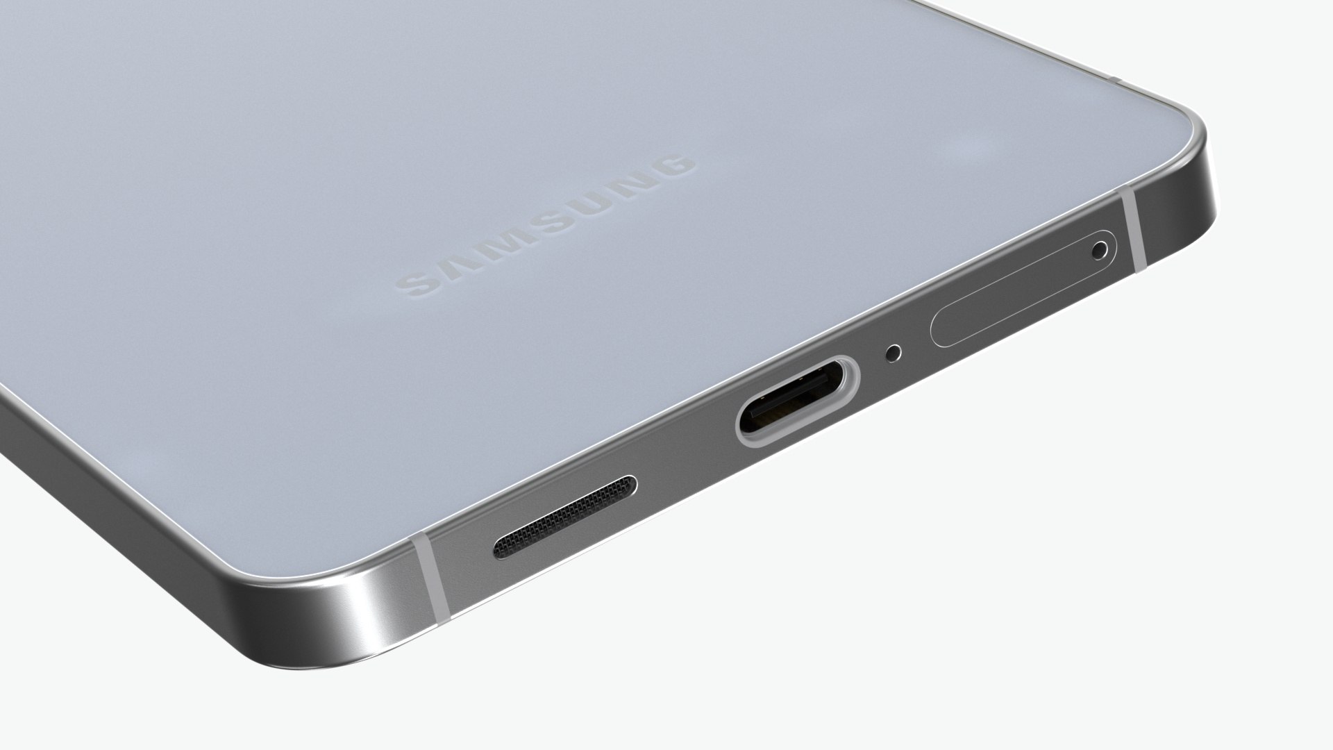 Samsung Galaxy S25 Edge Titanium Icy Blue Model - TurboSquid 2395107
