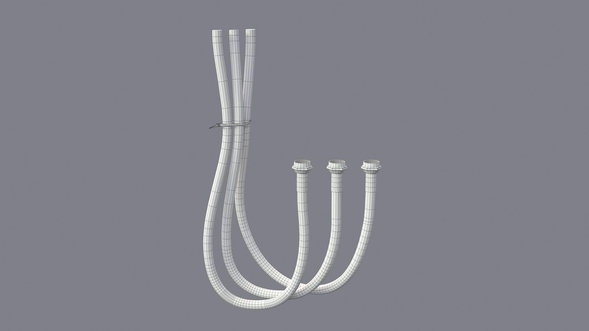 3D Coaxial Connector And Cable Metal 4K PBR Model - TurboSquid 1999302