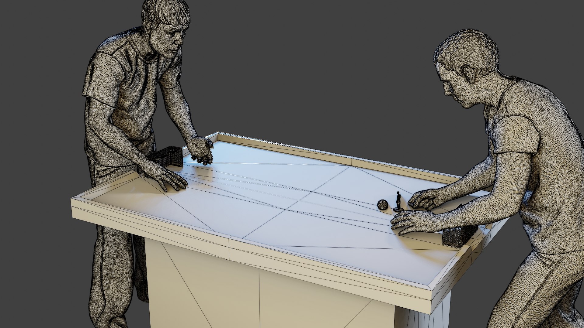 3D Soccer Table Players 2 - TurboSquid 2258761