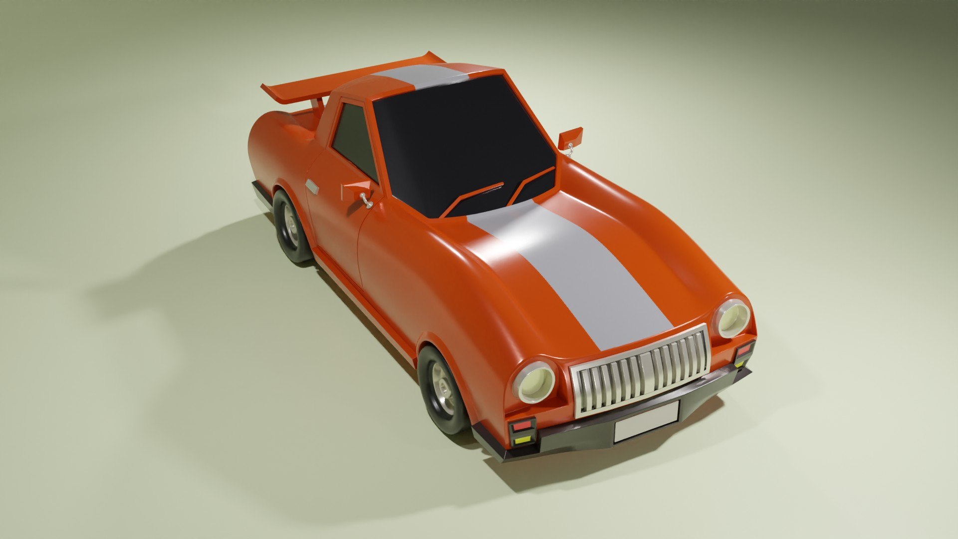 Low Poly Car 02 Model - TurboSquid 2190221