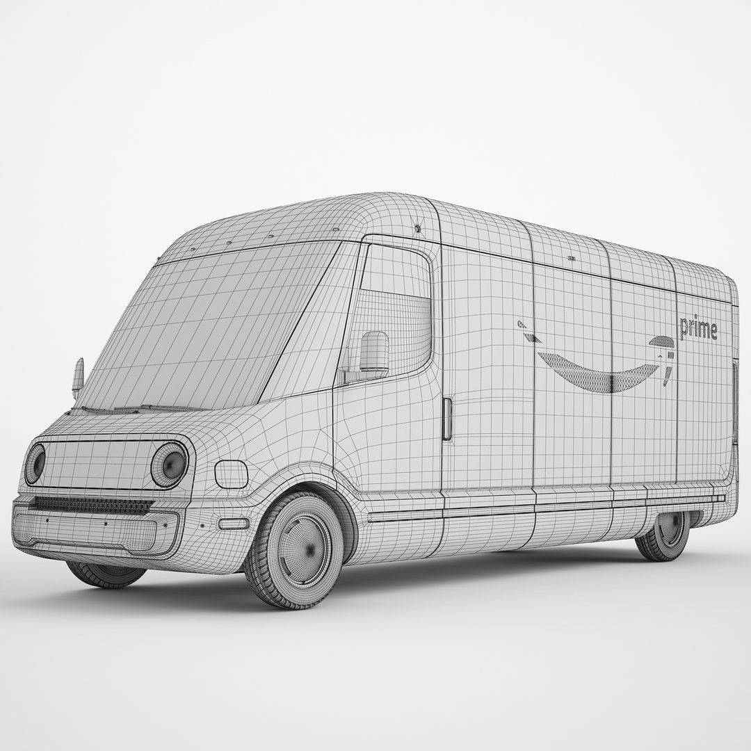 3D Amazon Electric Delivery Van - TurboSquid 1715444