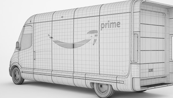 3D Amazon Electric Delivery Van - TurboSquid 1715444