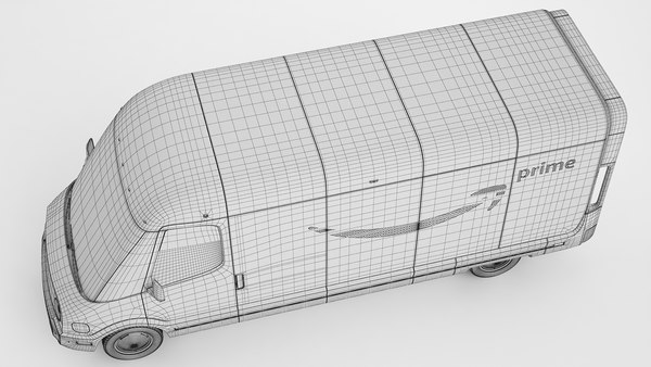3D Amazon Electric Delivery Van - TurboSquid 1715444