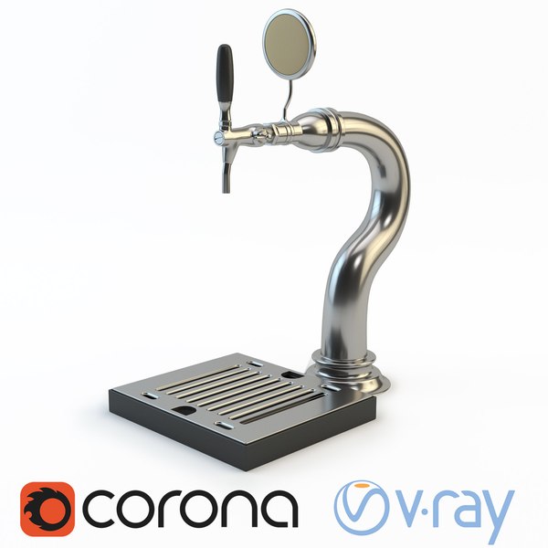 3d beer tap ready bar model