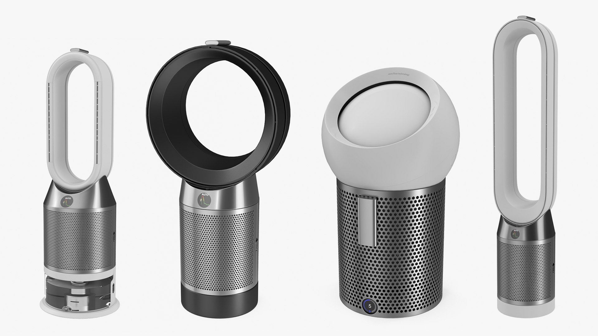 Dyson Purifying Fans Collection 2 3D Model - TurboSquid 1924097