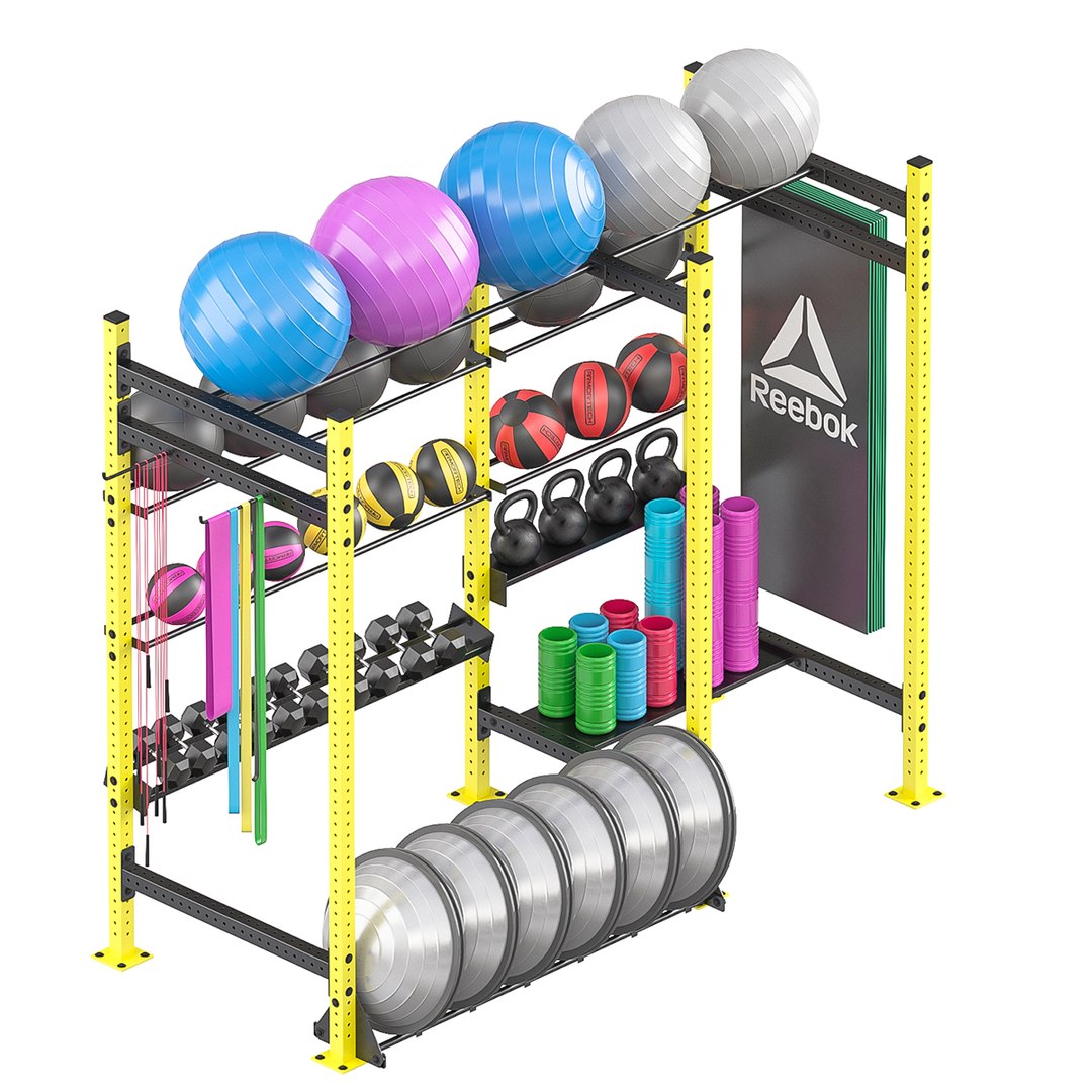 3D Model Weight Rack - TurboSquid 1567800