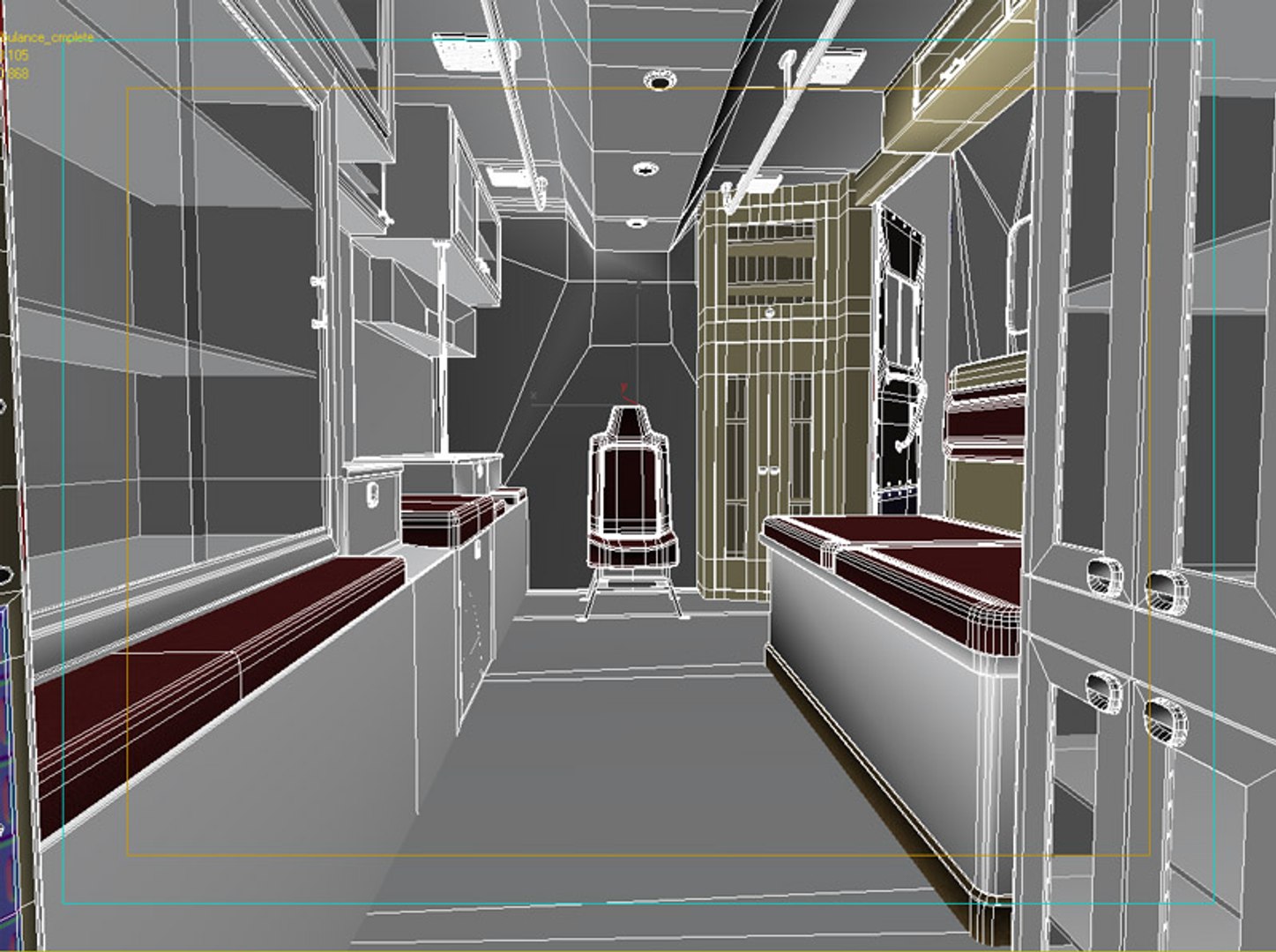 Emergency Ambulance 3d Model