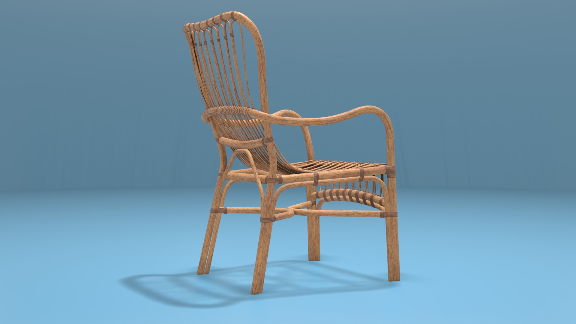 3D Rattan Chair - TurboSquid 1450015