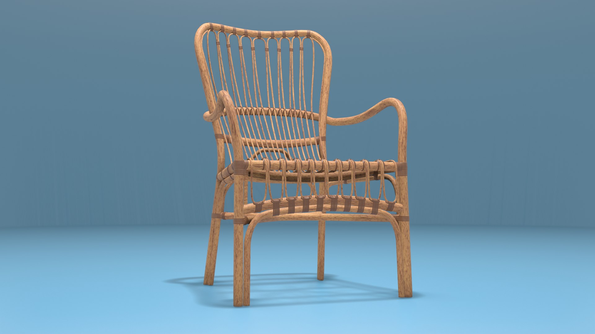 3D Rattan Chair - TurboSquid 1450015