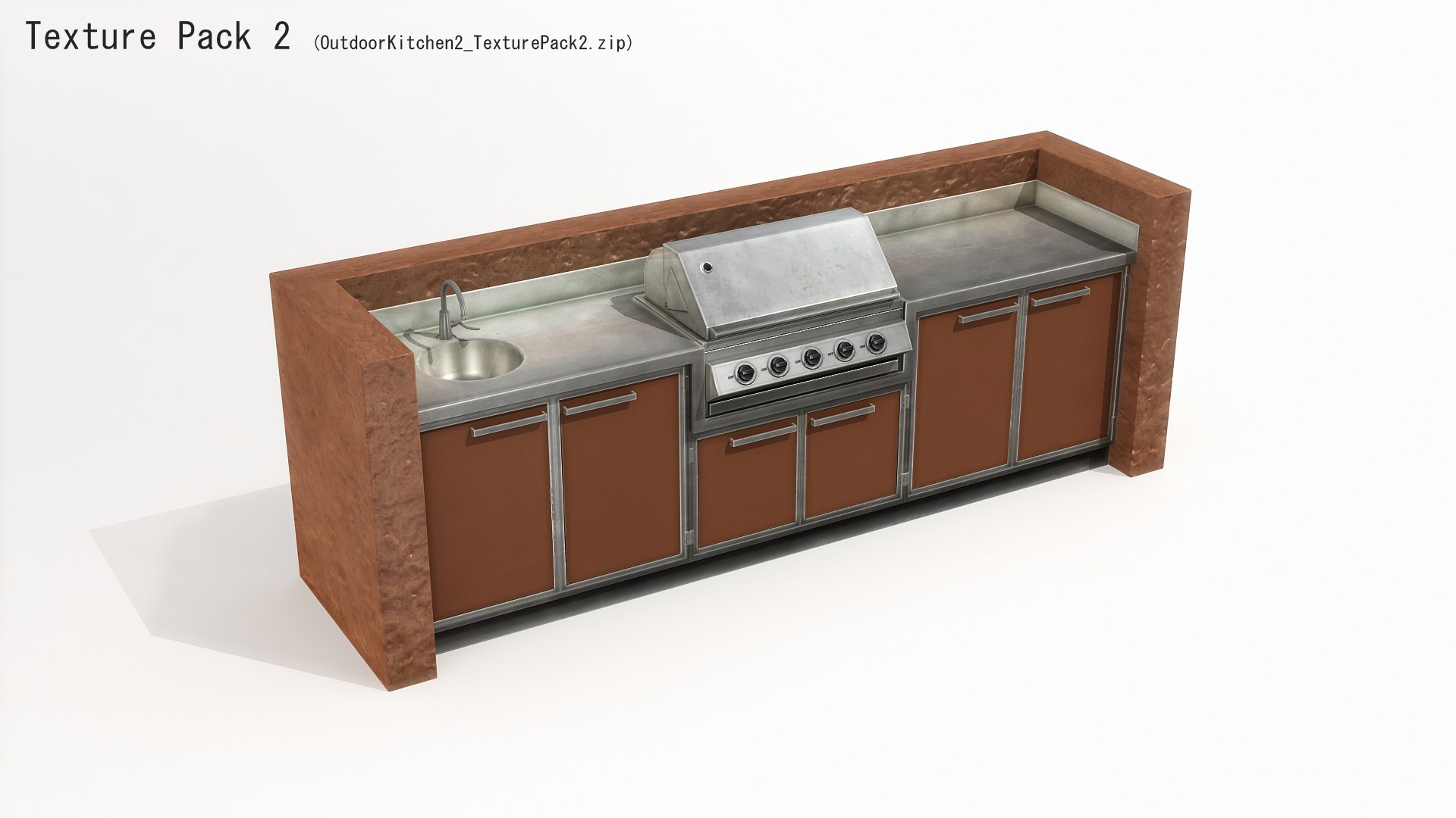 3d Outdoor Kitchen