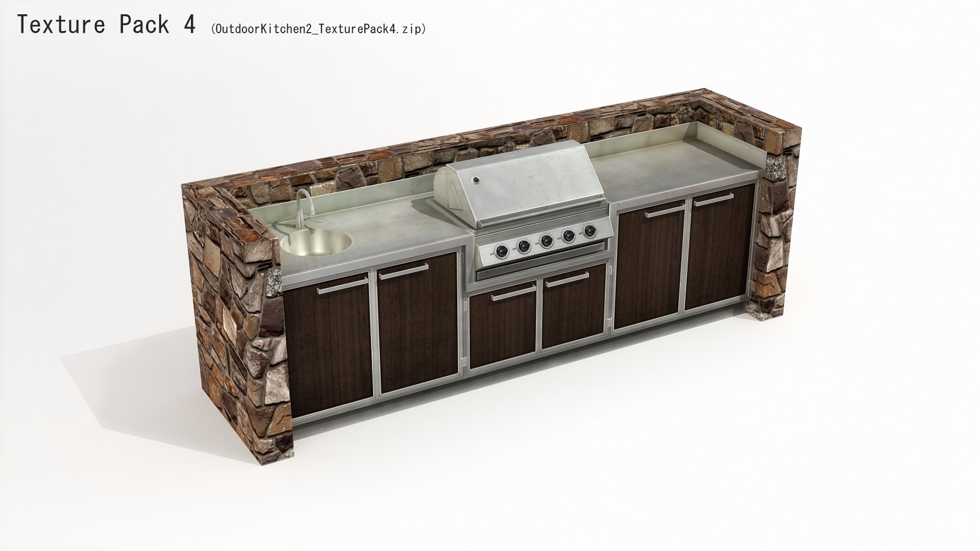 3d Outdoor Kitchen