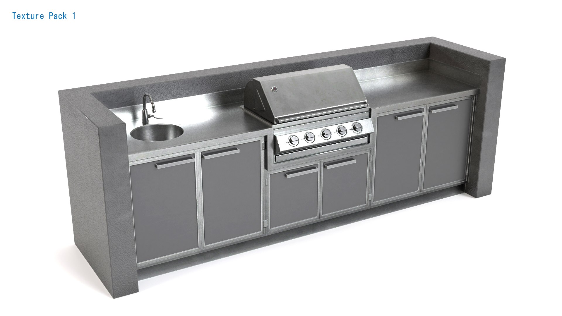 3d Outdoor Kitchen