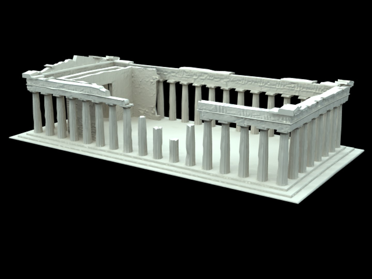 3d Parthenon Today