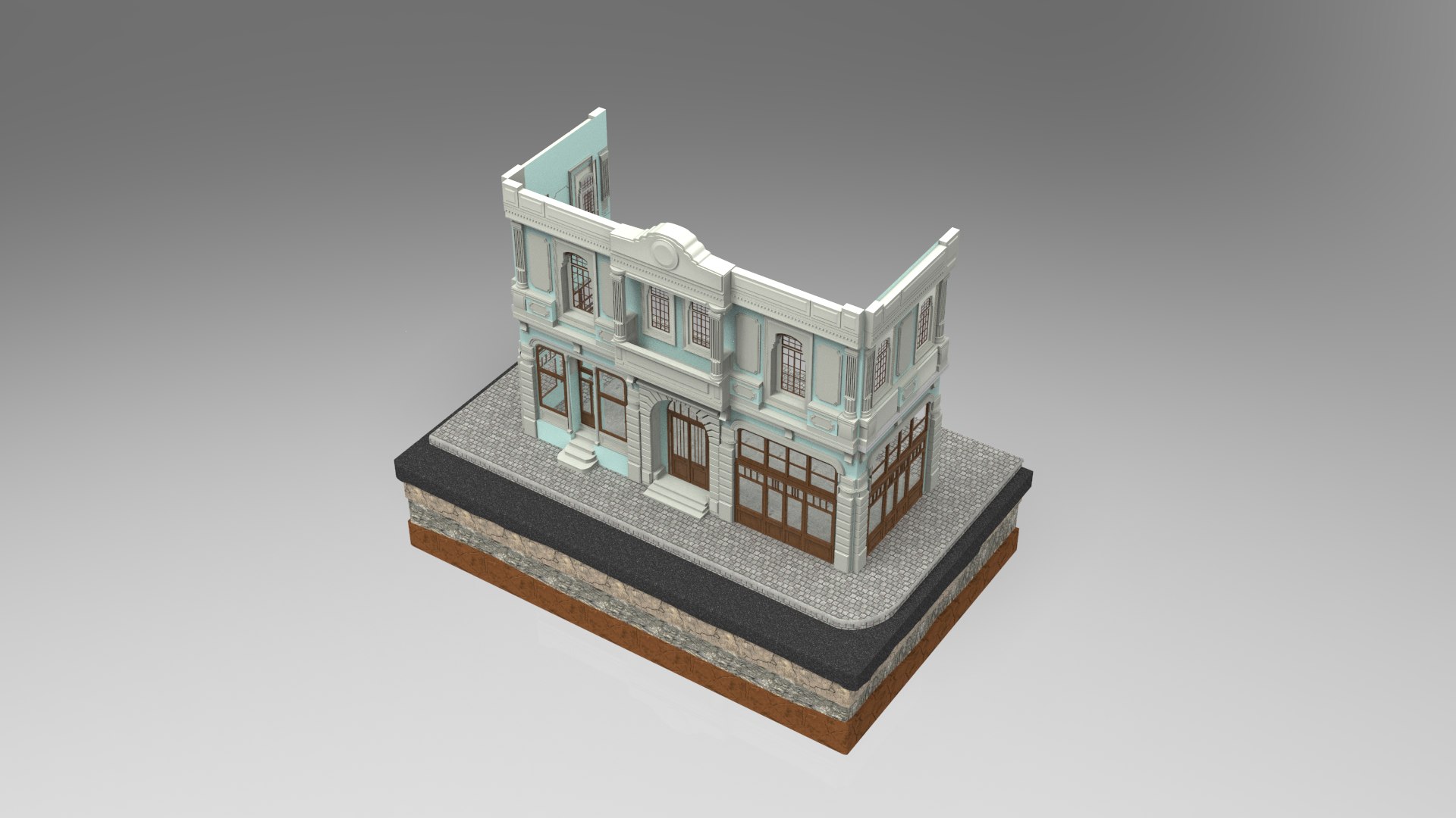 3D Istanbul Stone Building Model - TurboSquid 1564418