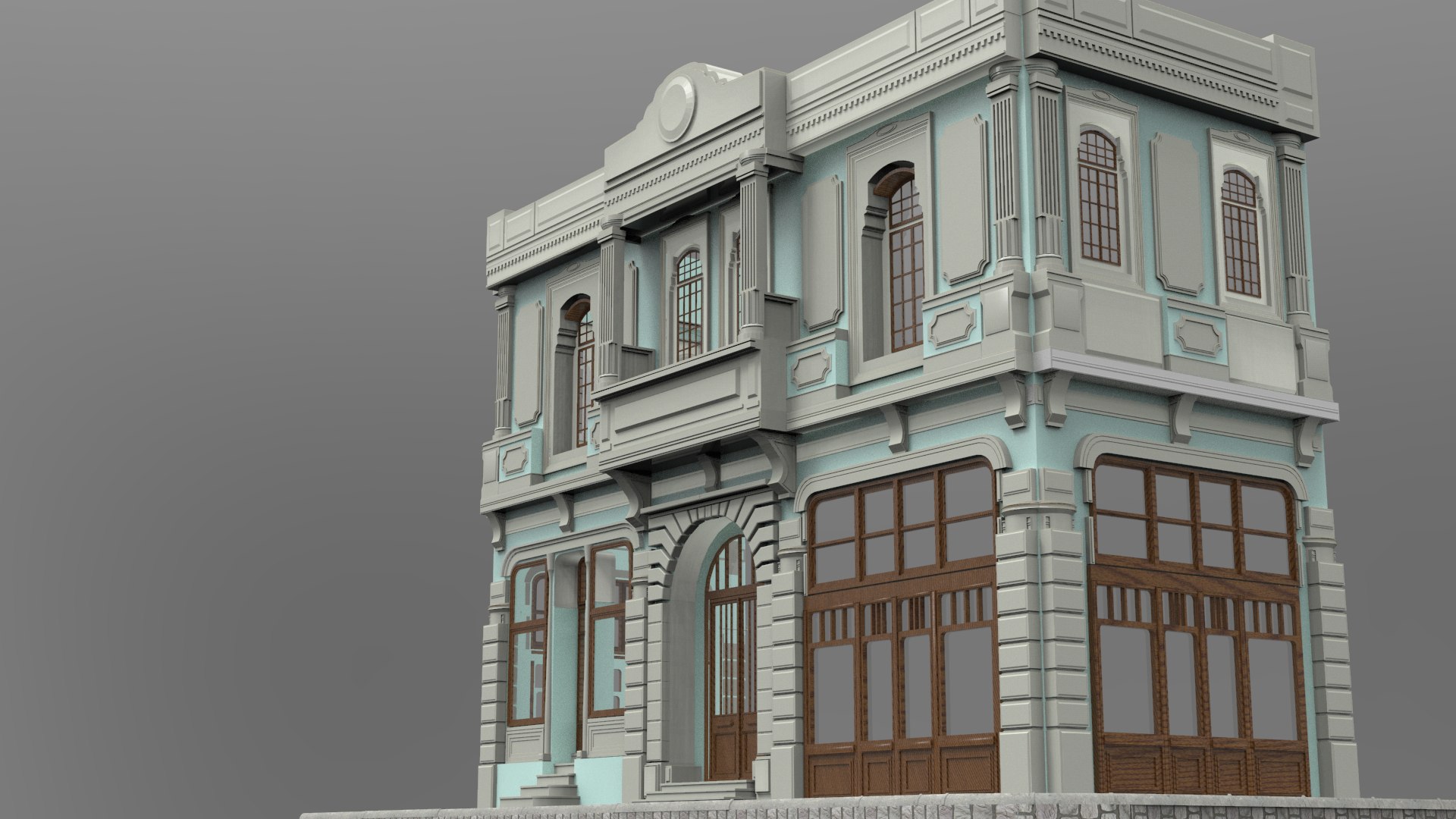 3D Istanbul Stone Building Model - TurboSquid 1564418