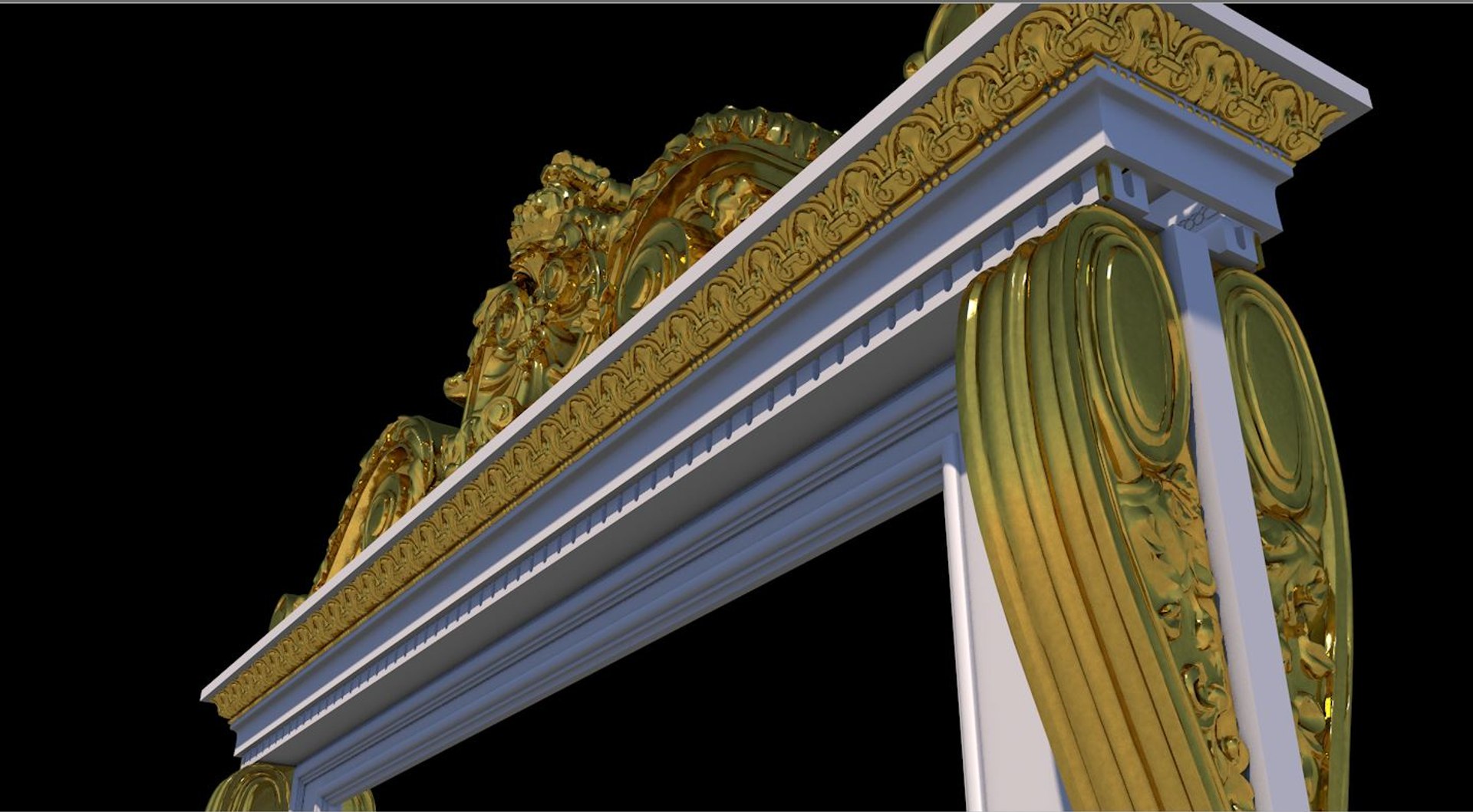 3D Decorative Portal 02 Model - TurboSquid 1437805