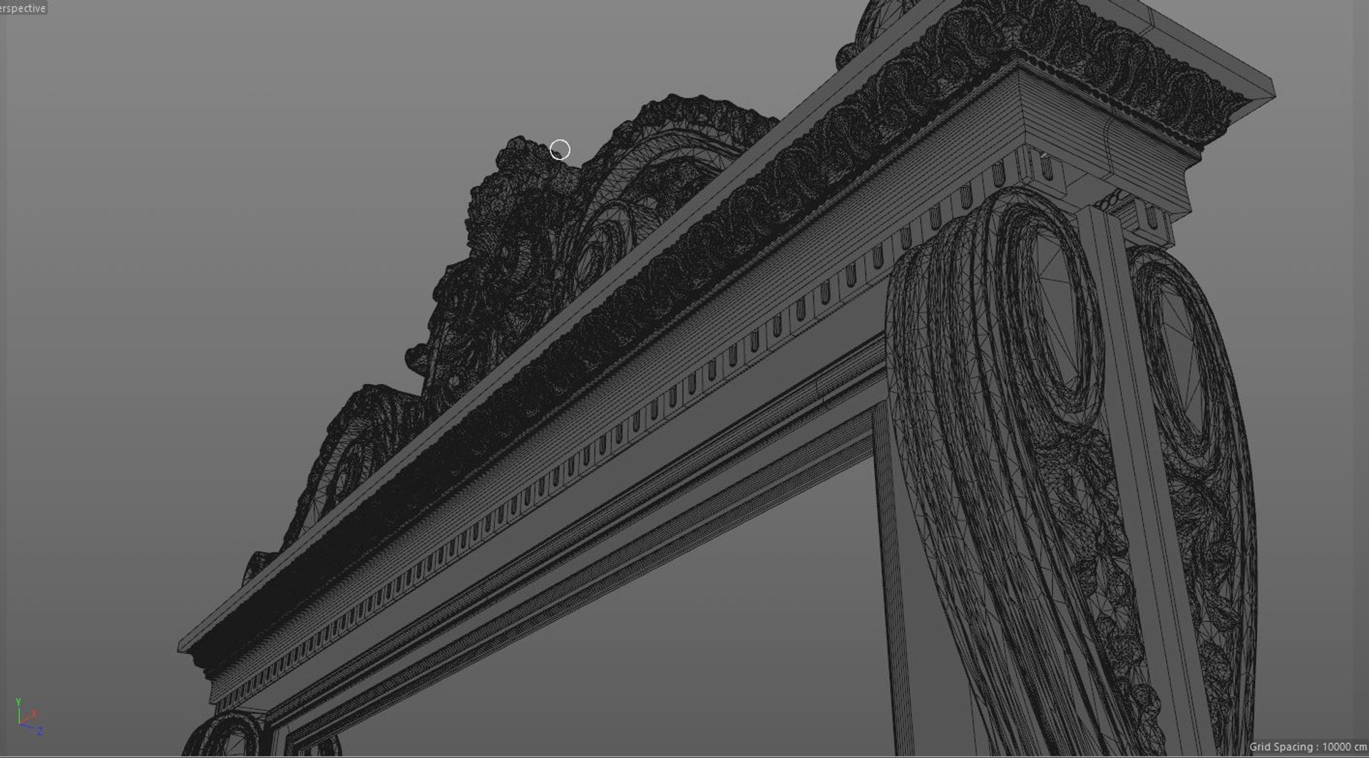 3D Decorative Portal 02 Model - TurboSquid 1437805