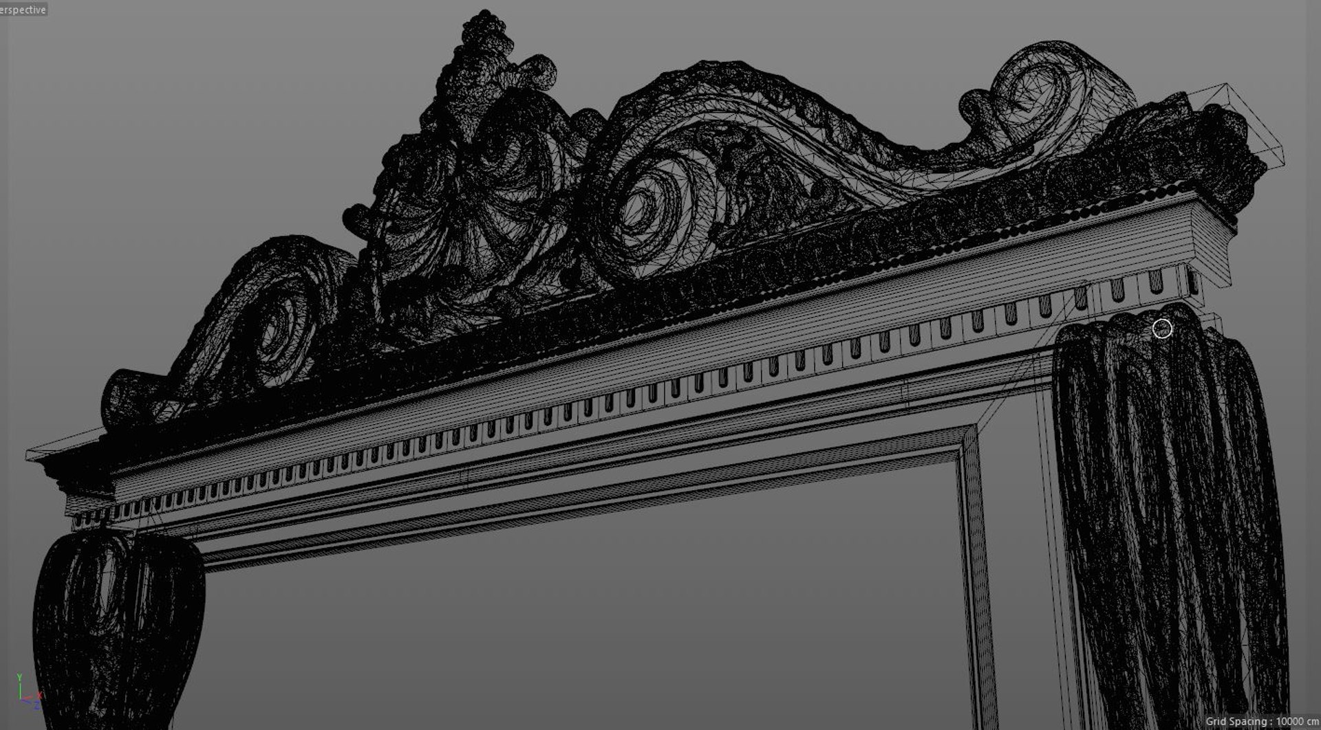 3D Decorative Portal 02 Model - TurboSquid 1437805