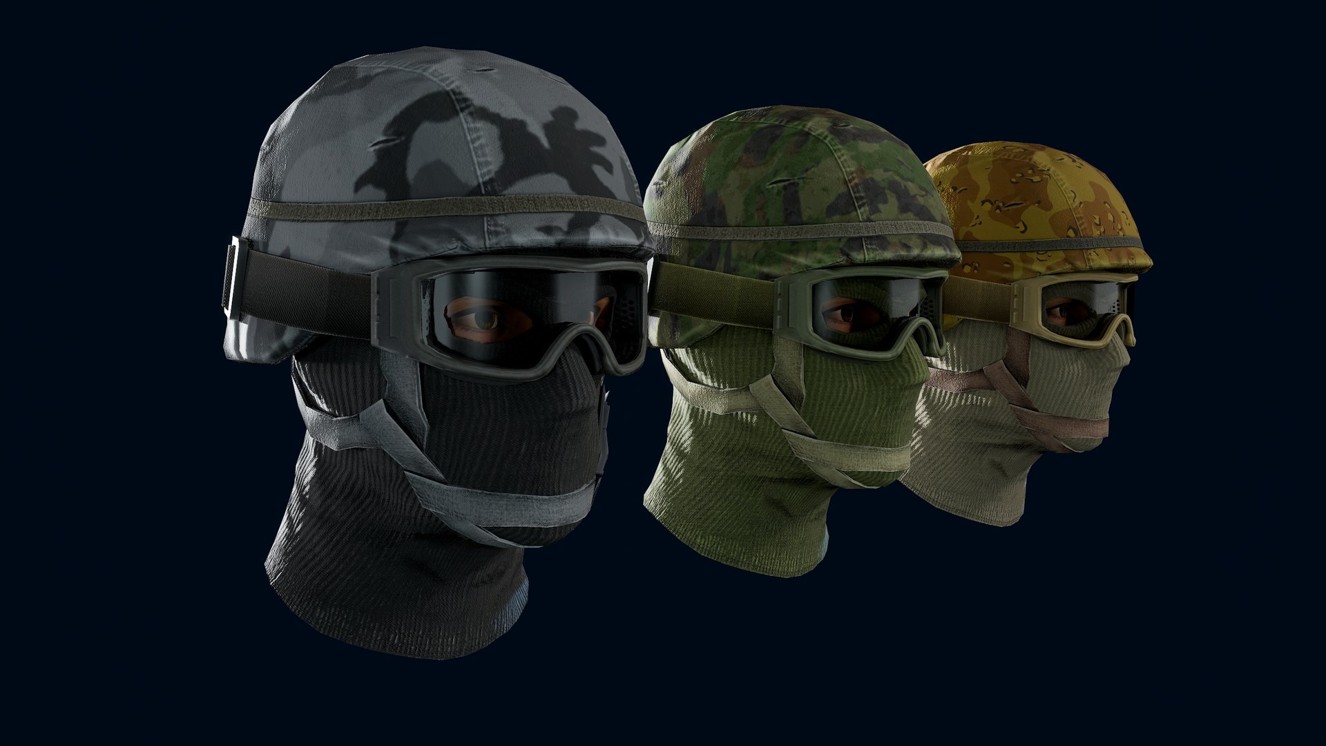 Military Head 3D Model - TurboSquid 1719714
