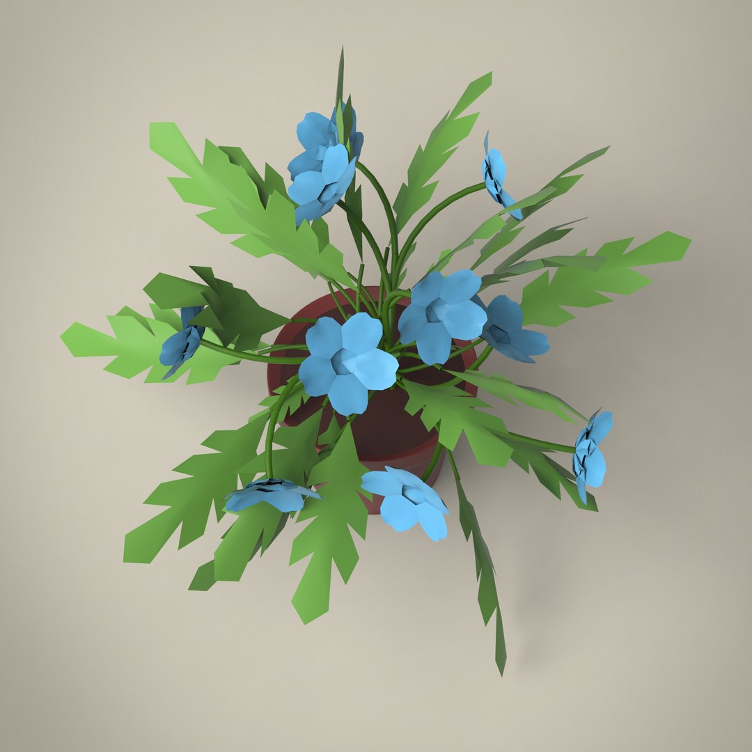 3D Cartoon Plant Model - TurboSquid 1789874
