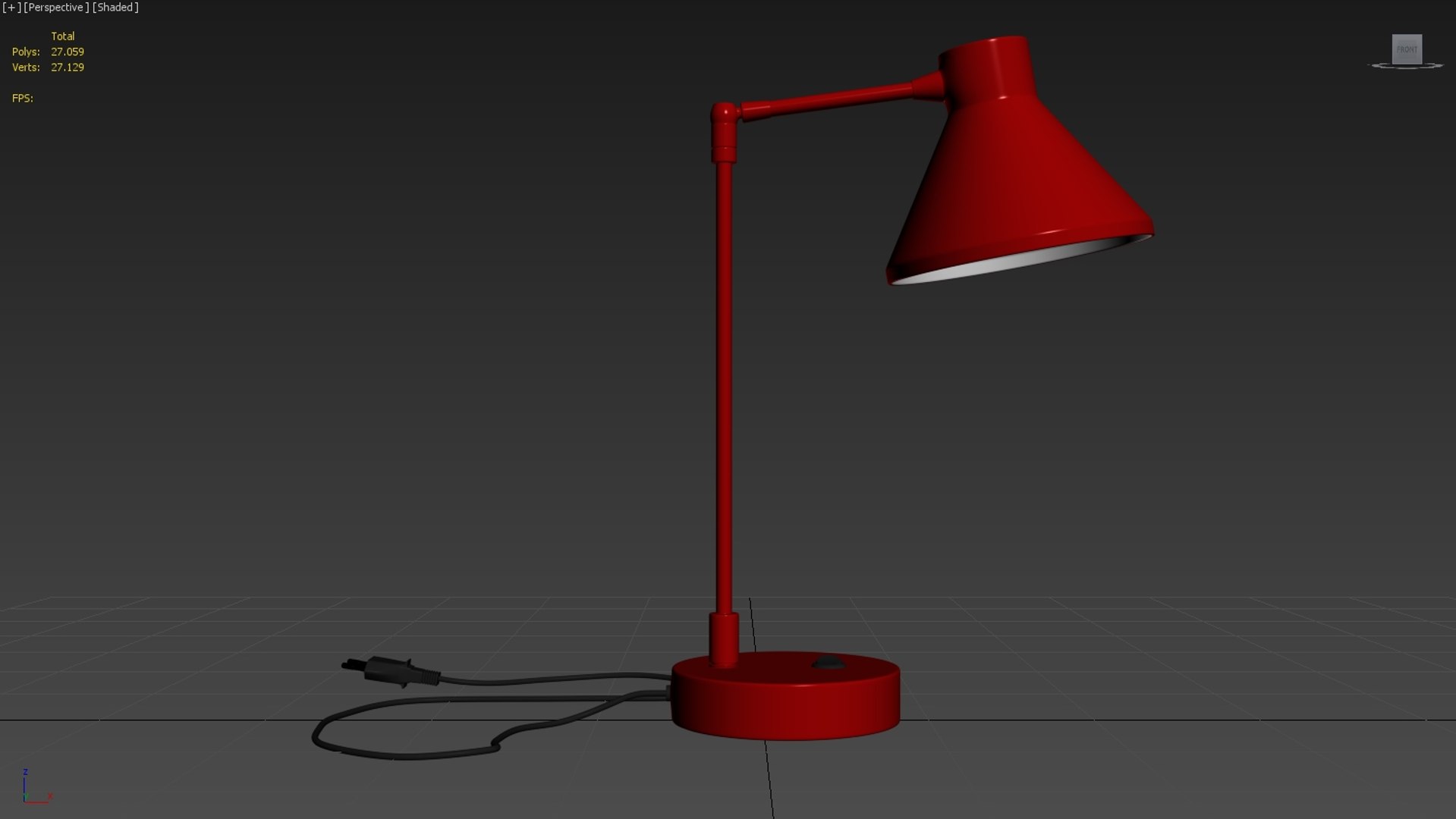 Bobby Metal Lamp 3d X