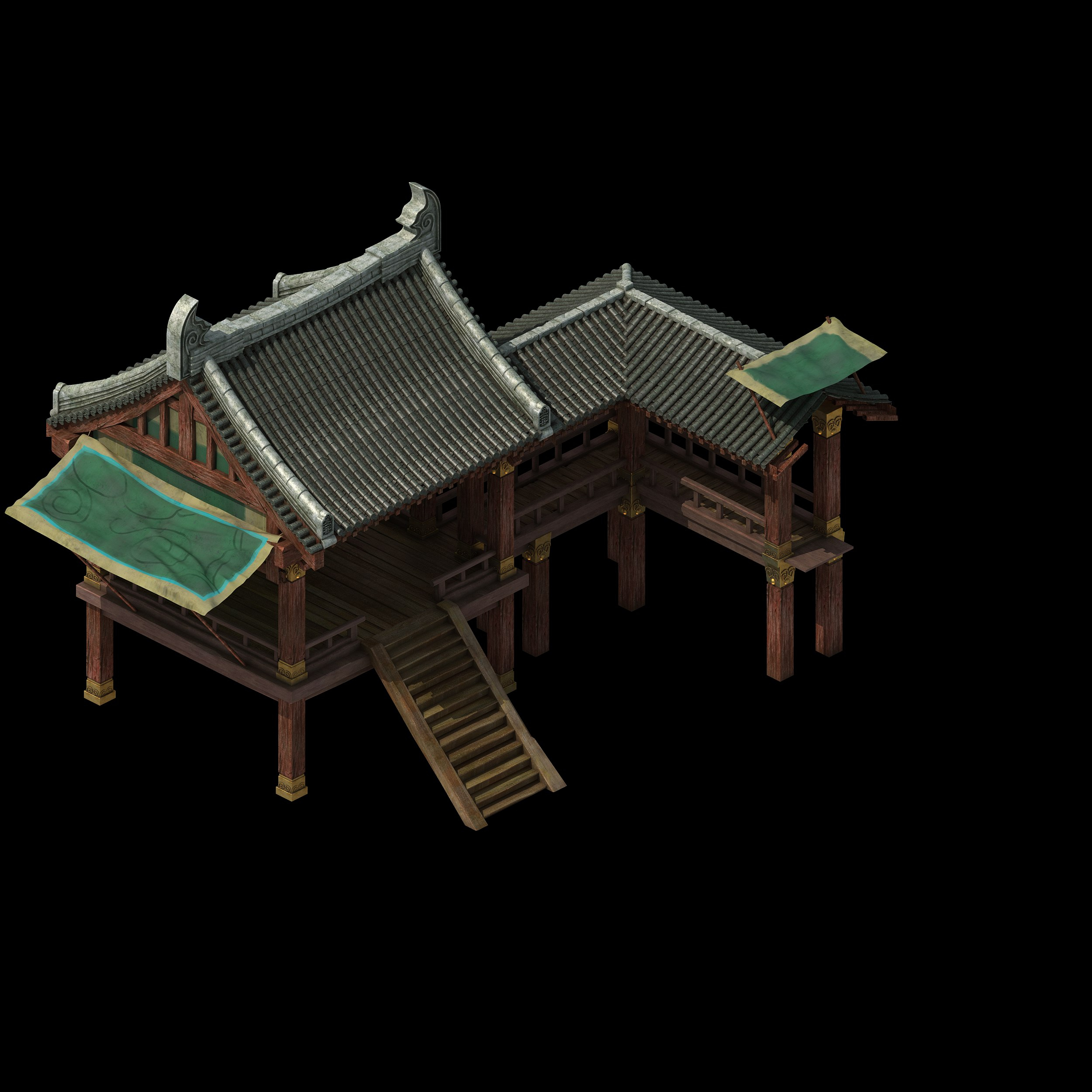 3D city - building armor model - TurboSquid 1452442