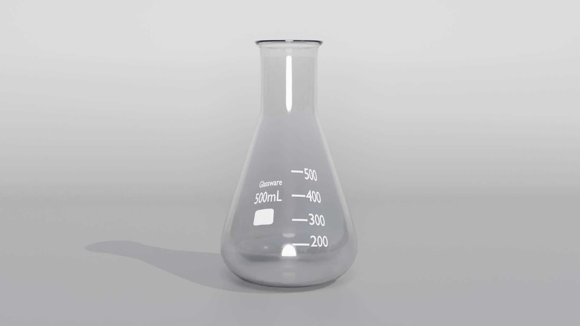 3D Conical Flask Wide Neck Model - TurboSquid 2338041