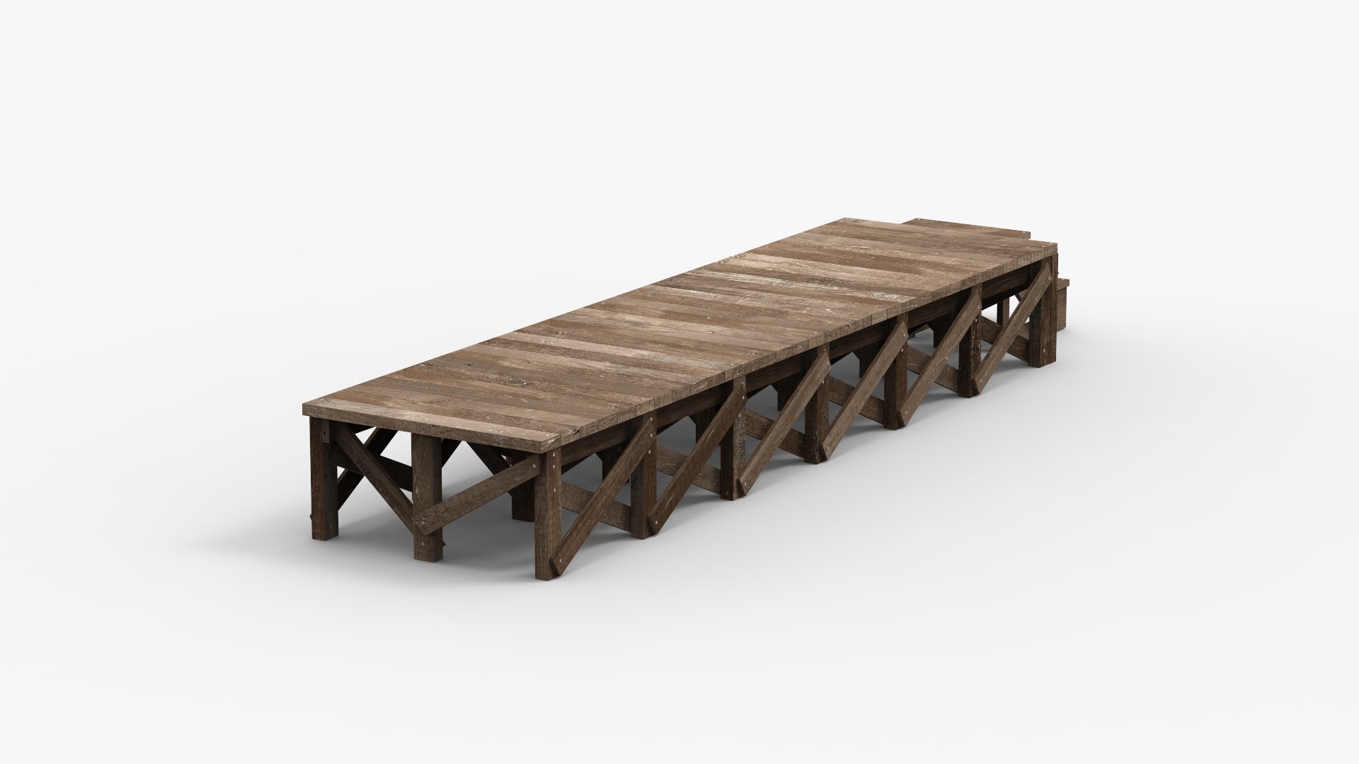 Wooden Platform V2 Model - TurboSquid 1895403