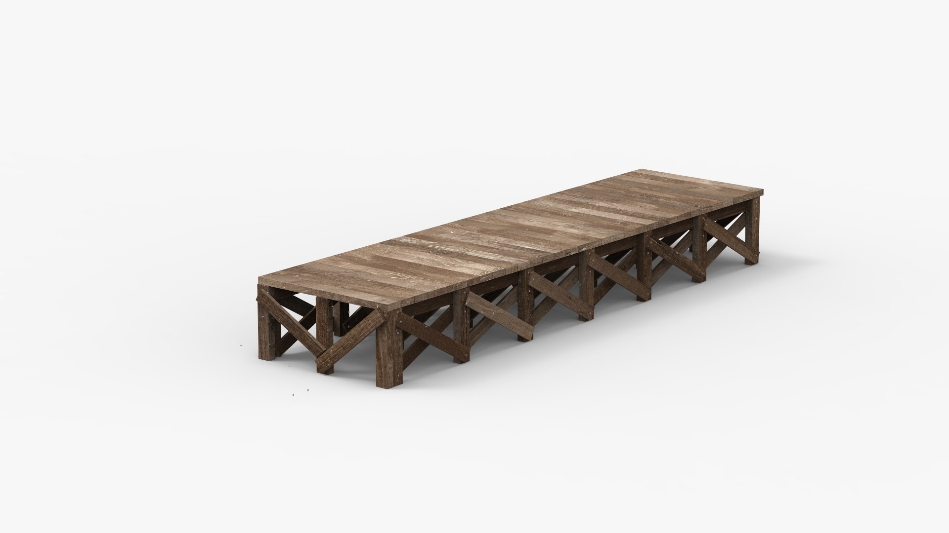 Wooden Platform V2 Model - TurboSquid 1895403