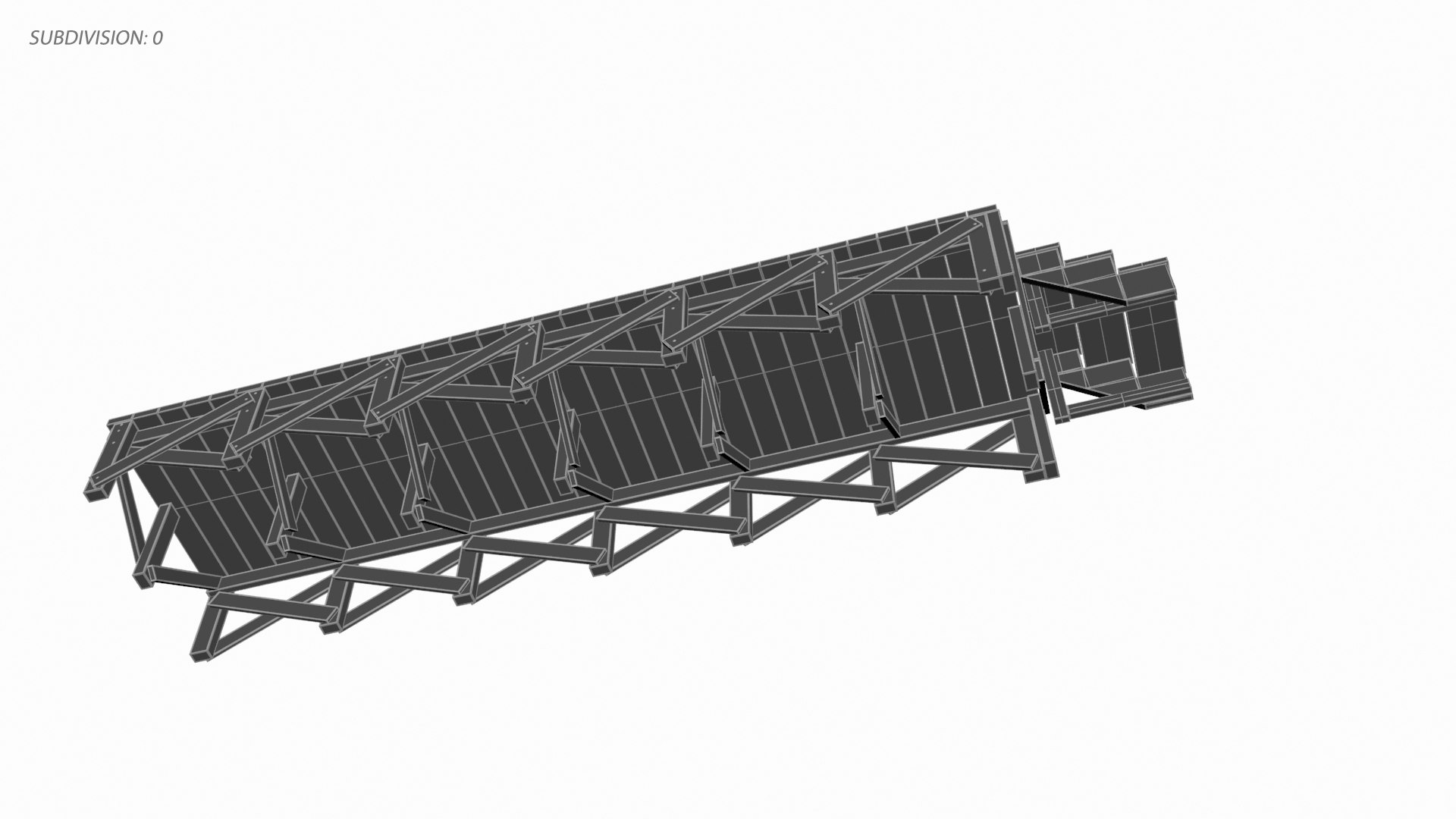 Wooden Platform V2 Model - TurboSquid 1895403