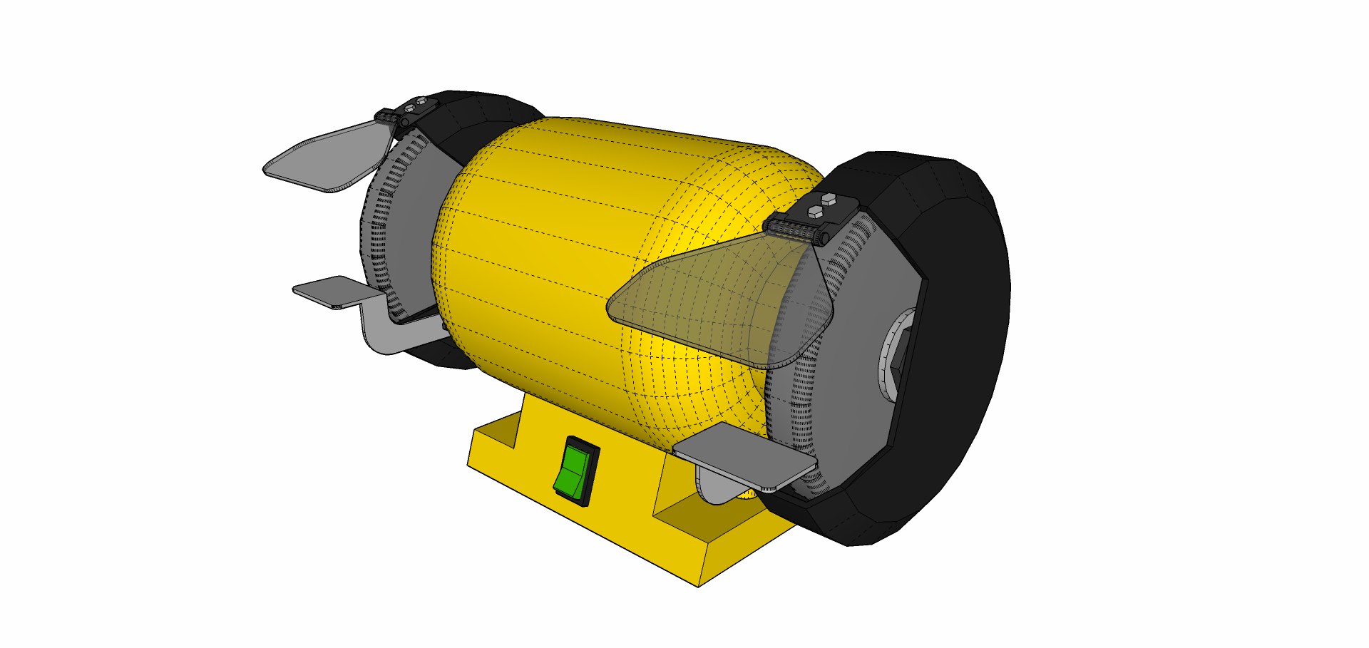 Bench Grinder 3D Model - TurboSquid 1291846