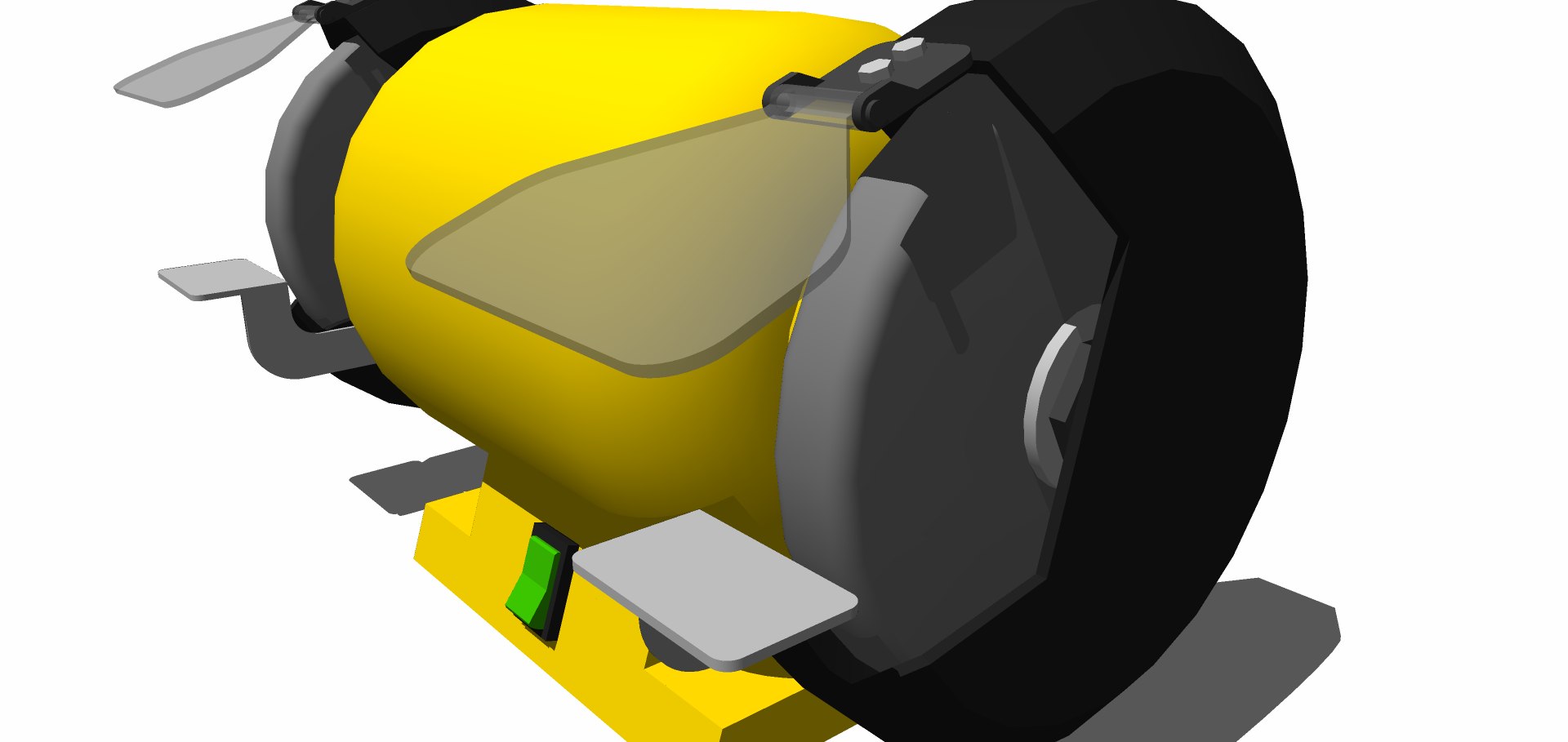 Bench Grinder 3D Model - TurboSquid 1291846