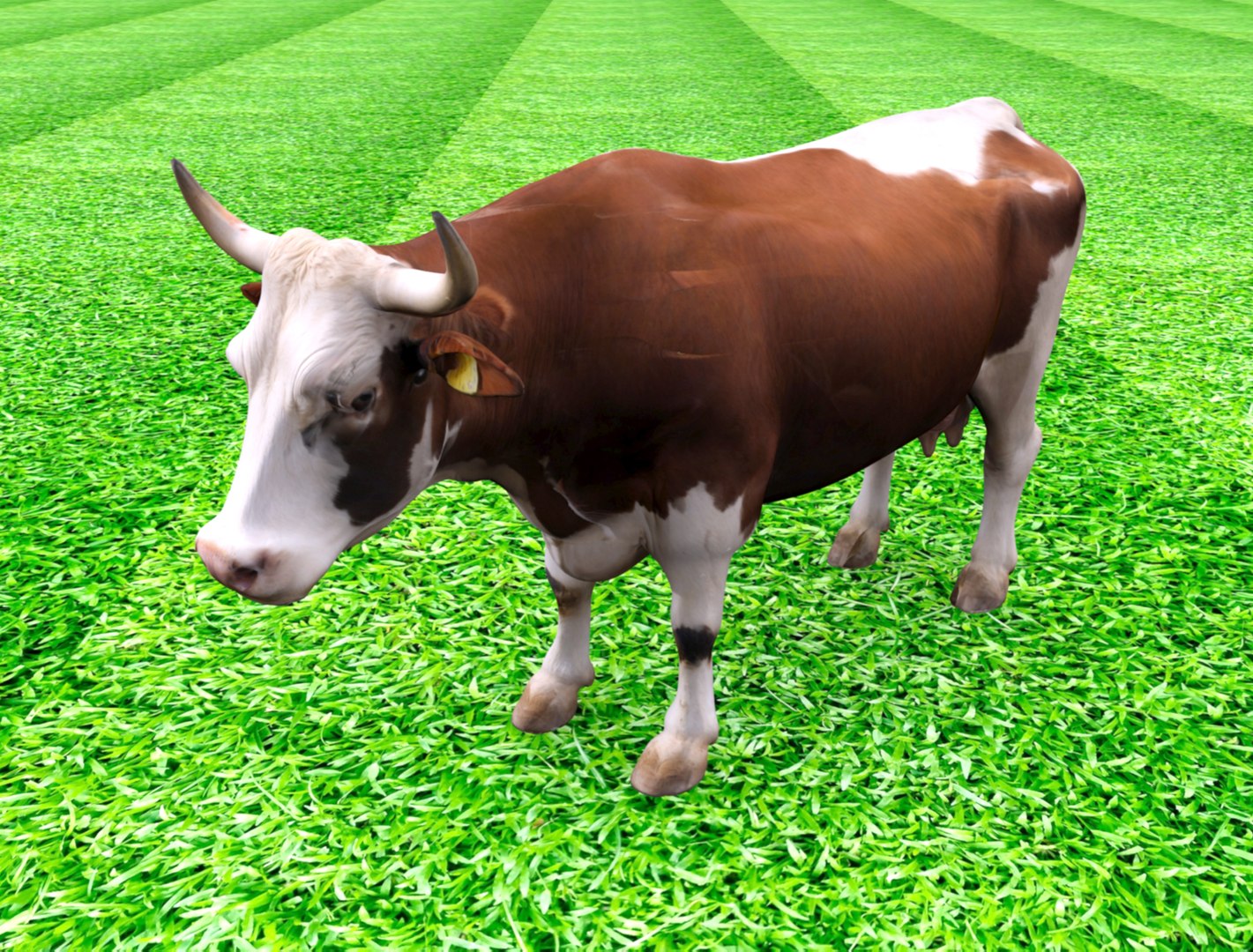 Realistic Cow 3D Model 3D Model - TurboSquid 2325913