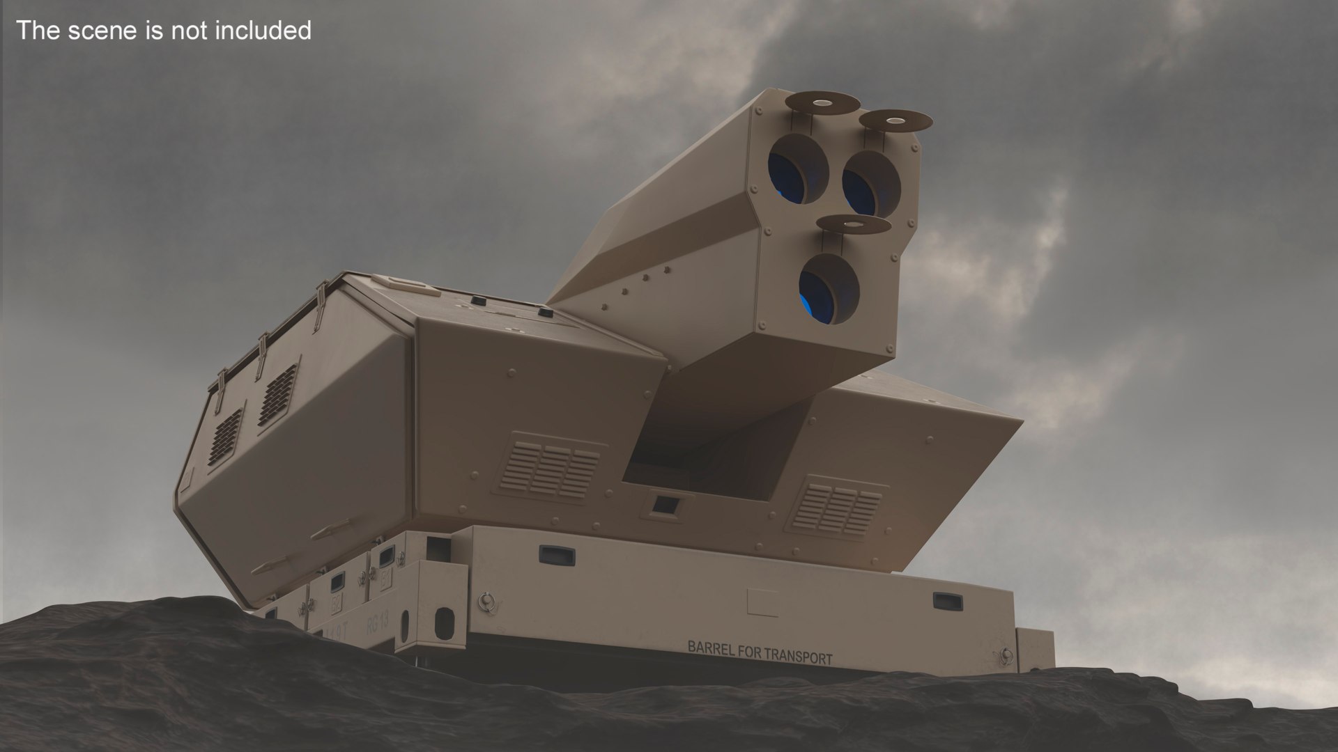 Laser Air Defense System Skynex Sand Color 3D - TurboSquid 2201831